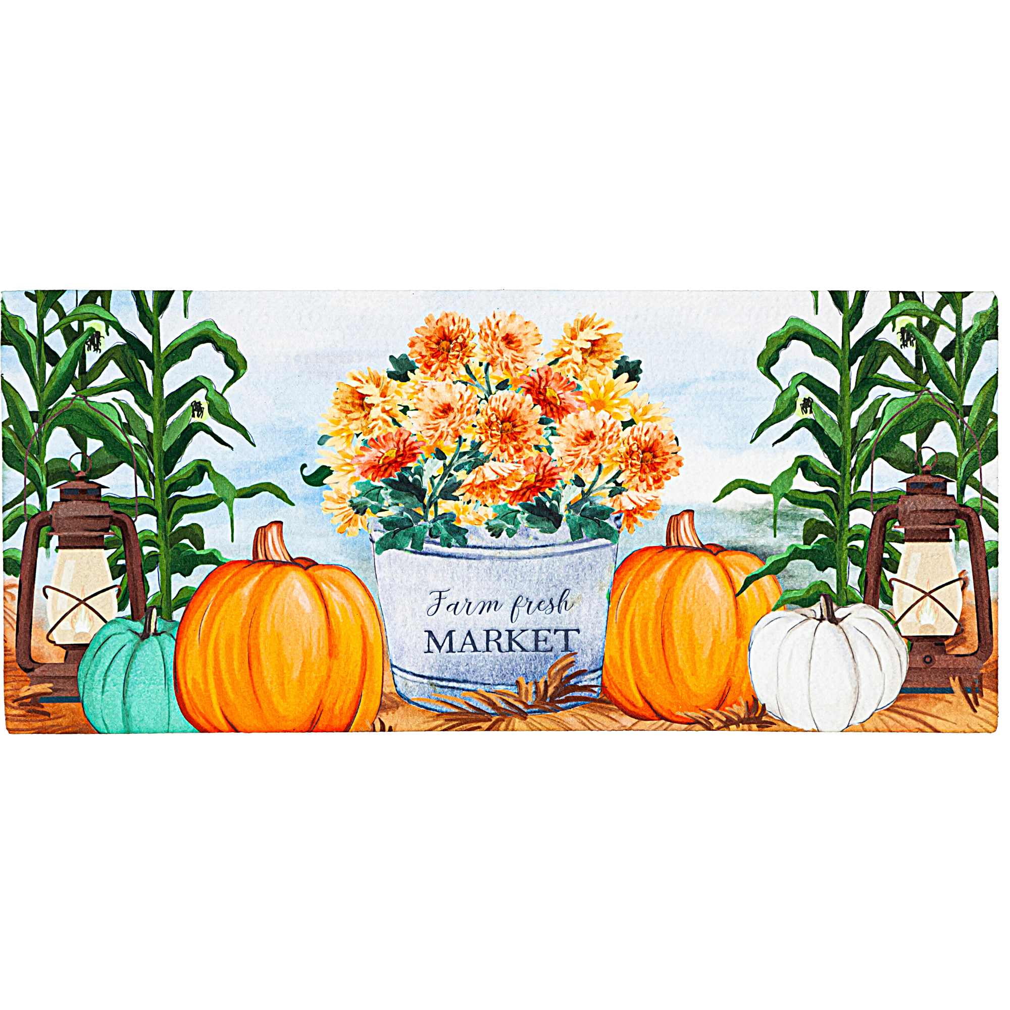 Evergreen 0.25In Farm Fresh Market Sassafras Switch Mat, Rubber, Fall ...