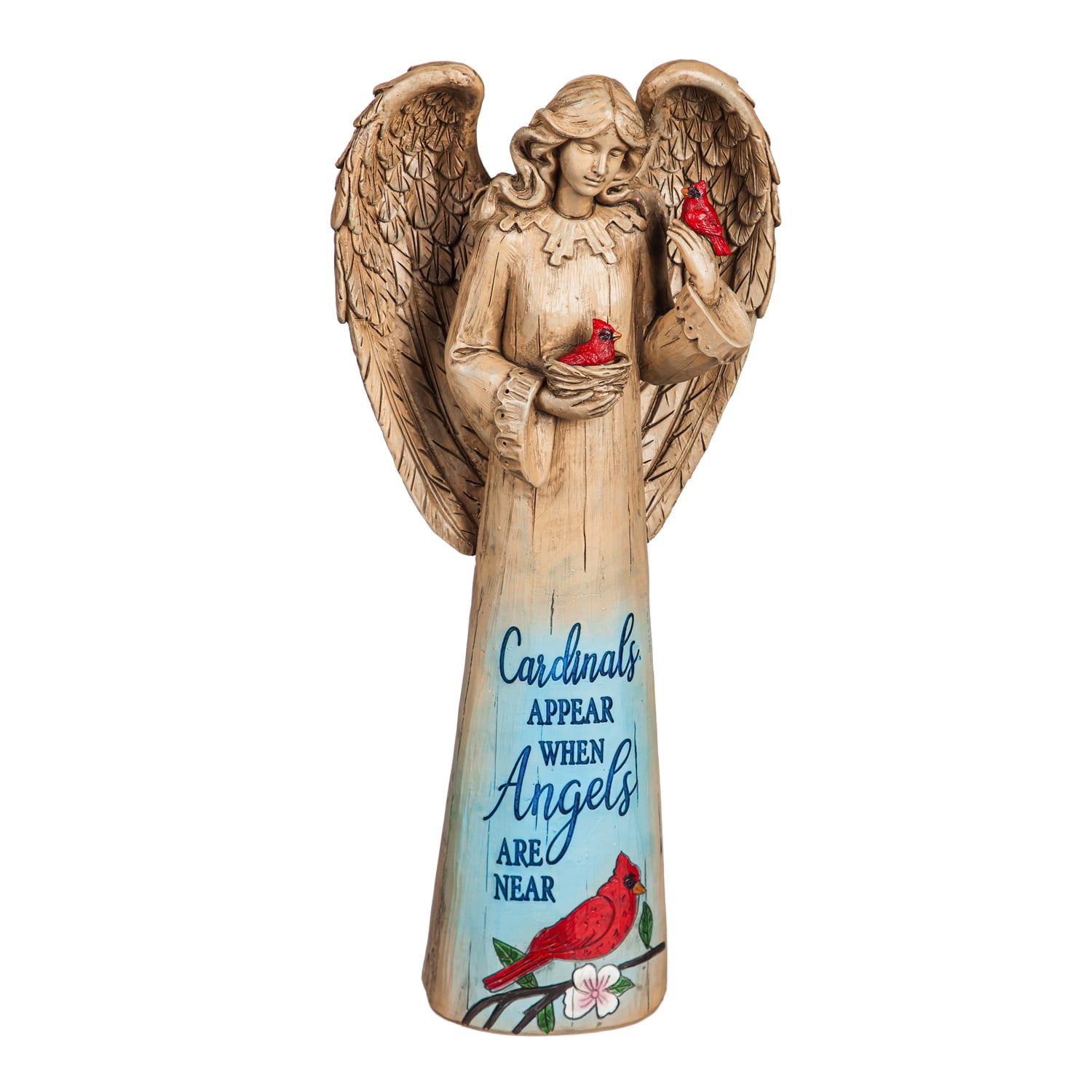Evergreen 12"H Cardinals Appear Angel Garden Statuary - Walmart.com
