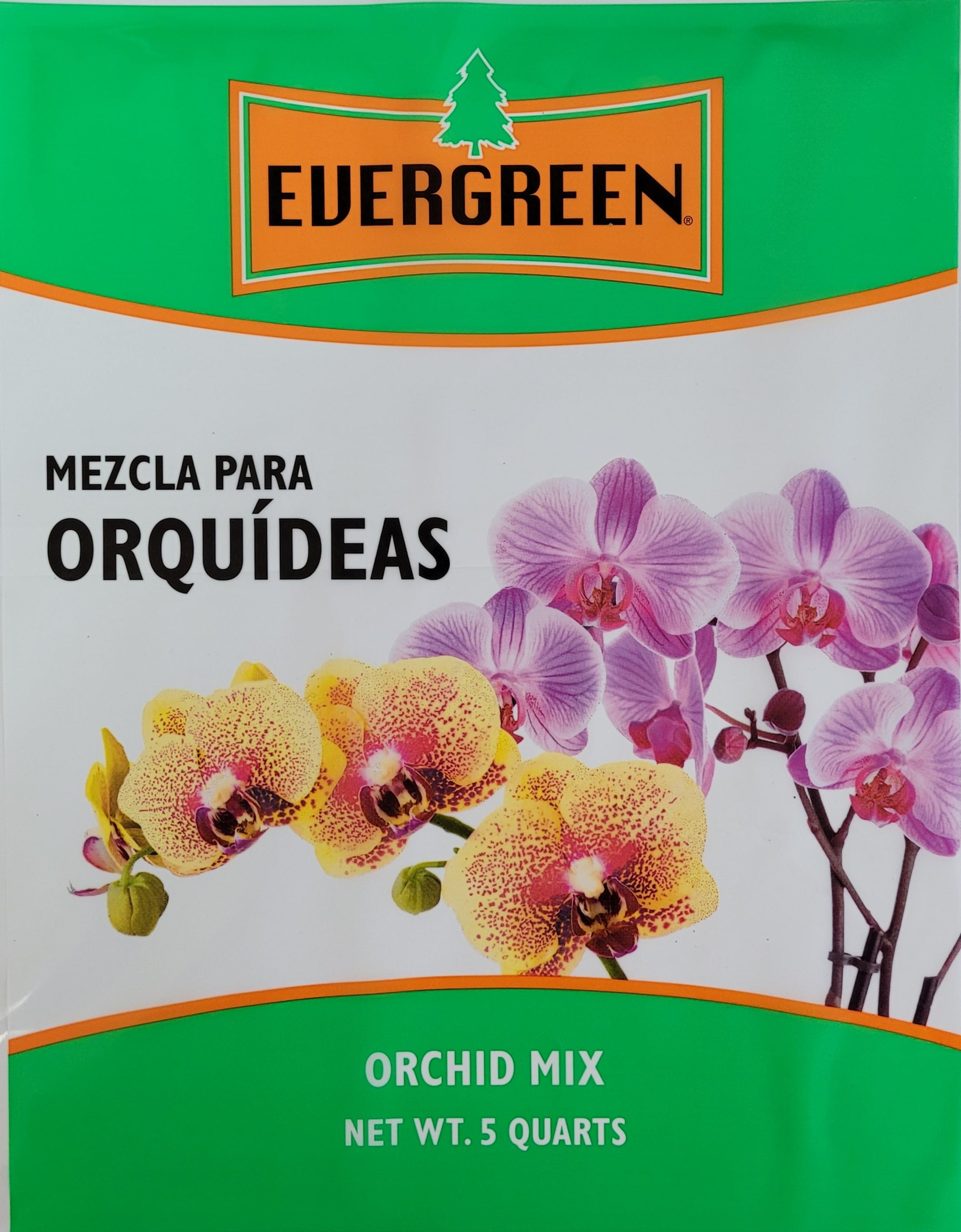 Evergreen Orchids Mix Soil Potting Mix 5qts. - Walmart.com