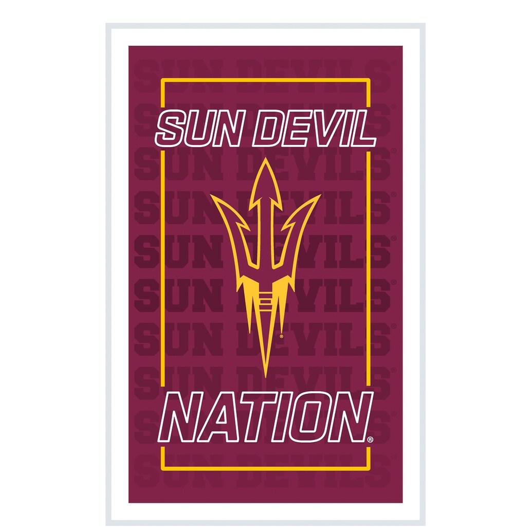 Evergreen Arizona State University LED Lighted Sign Red - Walmart.com