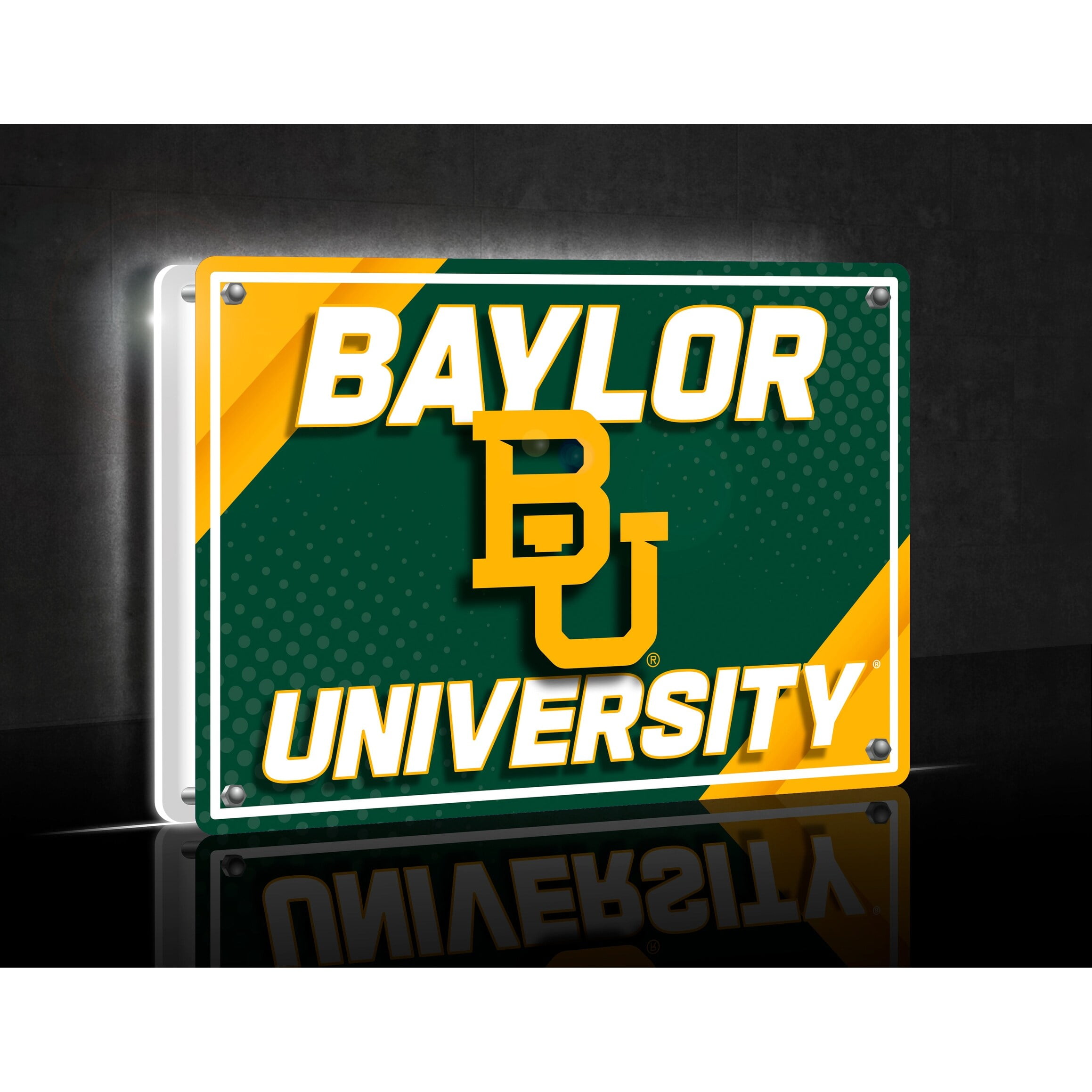 Evergreen Baylor University LED Lighted Sign Moss - Walmart.com