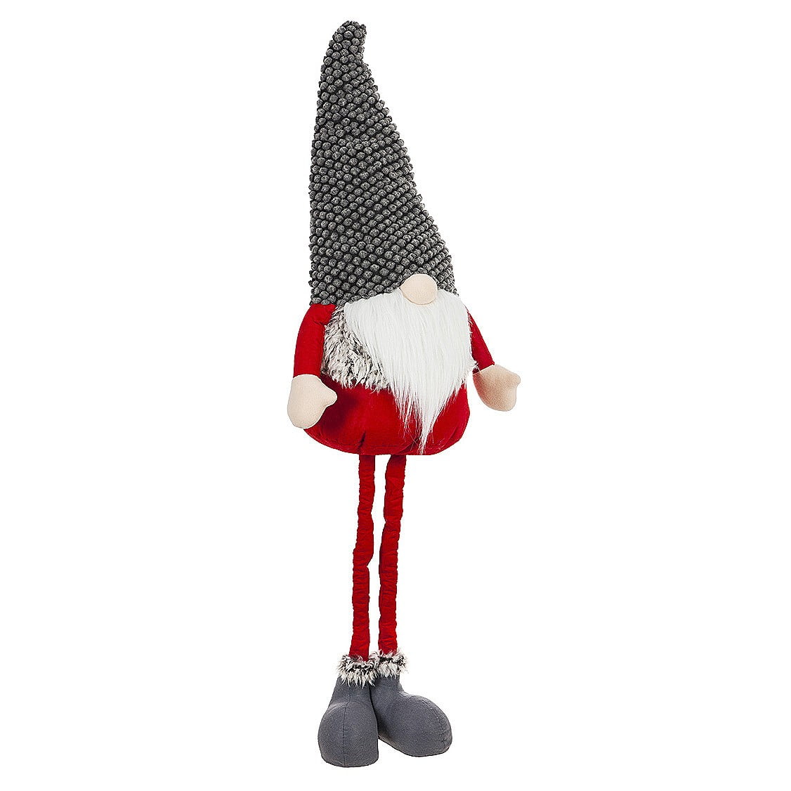 Evergreen Beautiful Christmas Large Plush Garden Gnome Table Top Decor ...