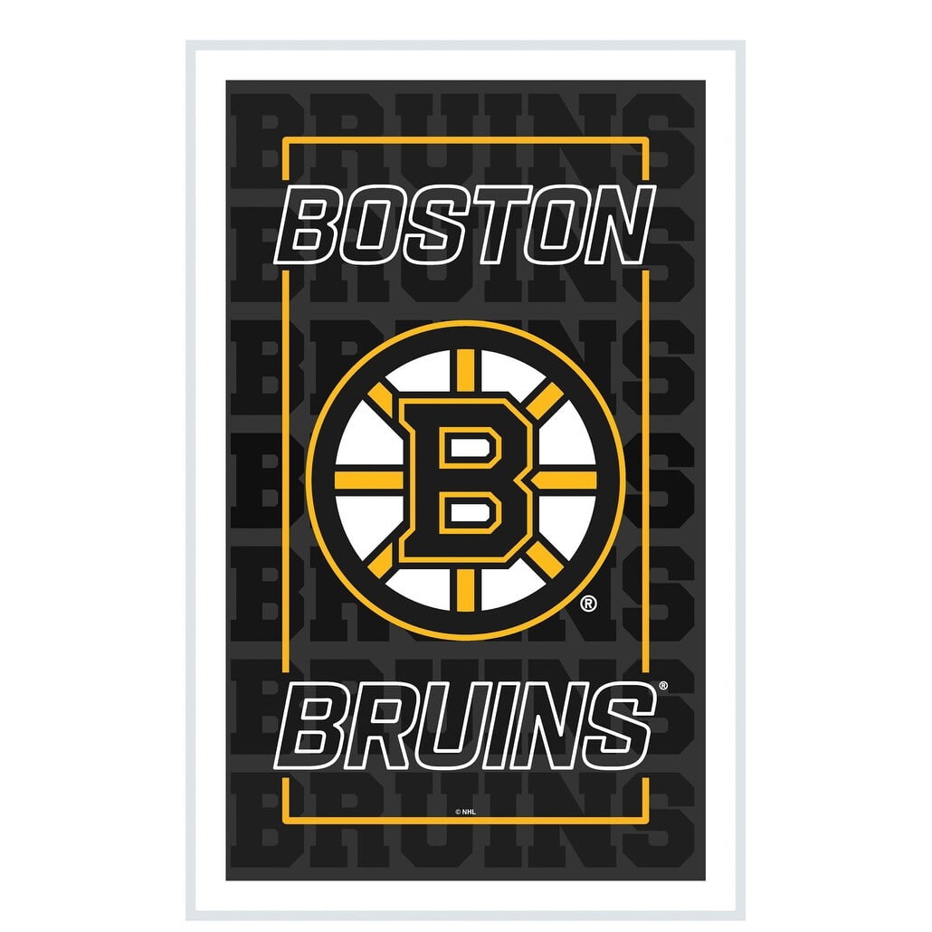 Evergreen Boston Bruins LED Lighted Sign White - Walmart.com