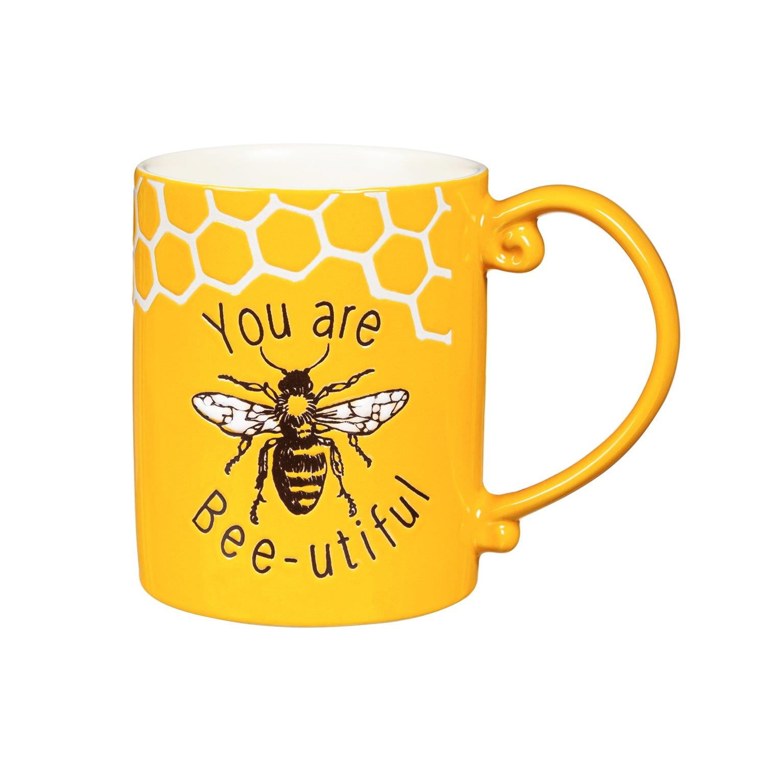 Evergreen Ceramic Cup, 15oz, You Are Bee-utiful - Walmart.com
