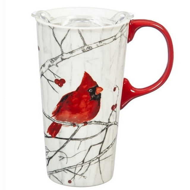 Evergreen Ceramic Travel Cup 17oz. ,withbox and Tritan Lid Perching ...