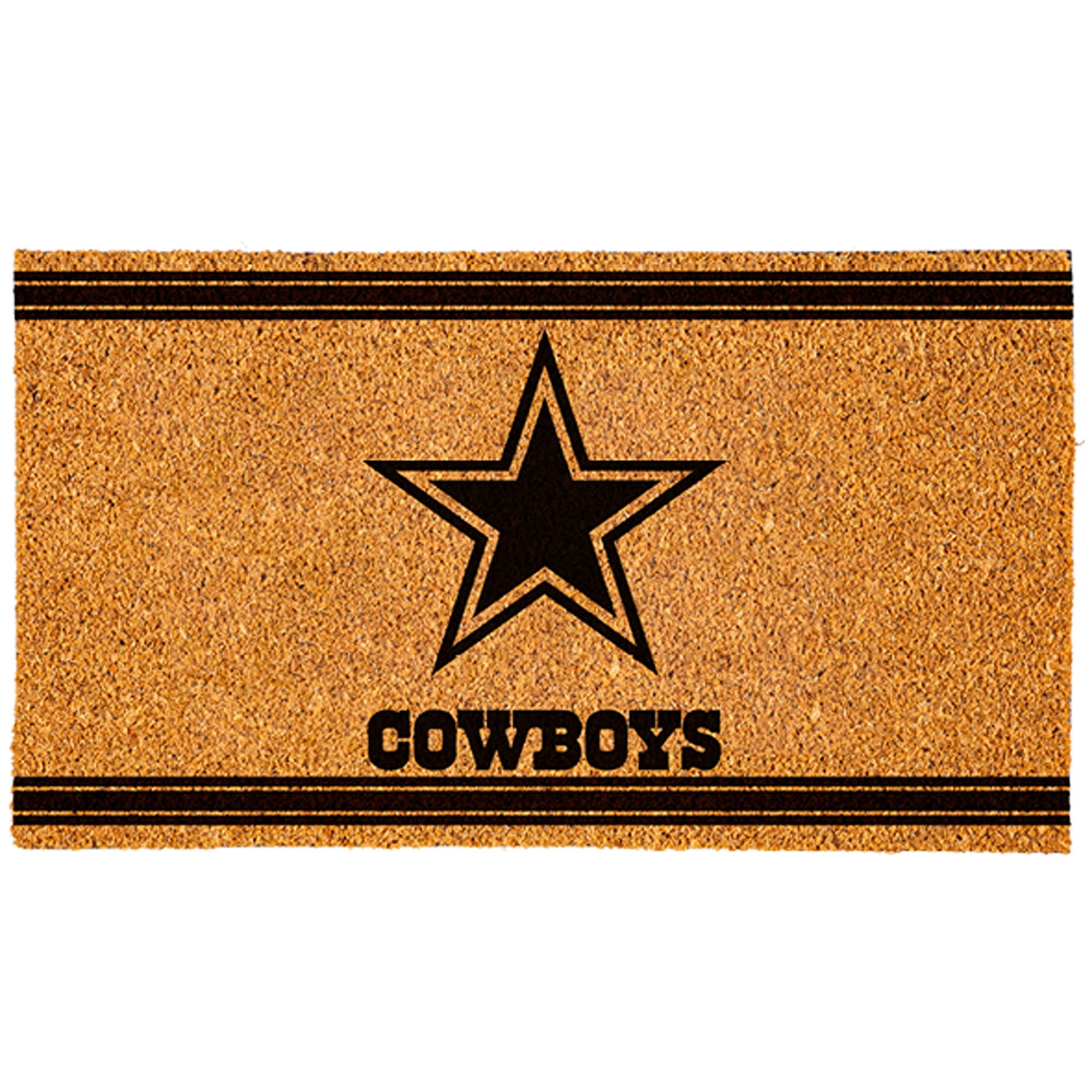 Brown Dallas Cowboys 30'' x 18'' Logo Turf Mat - Walmart.com