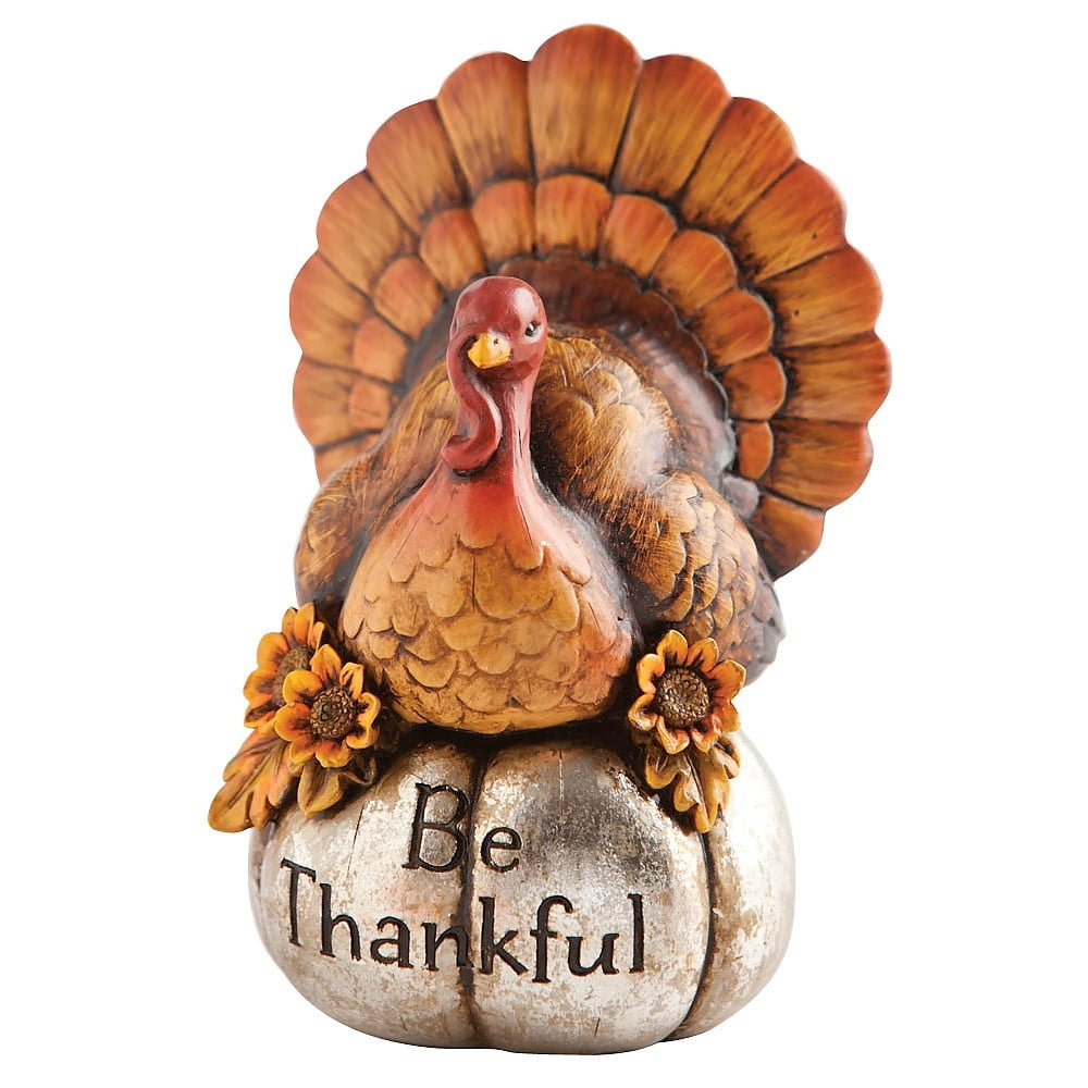 Evergreen Decorative Be Thankful Turkey - Walmart.com
