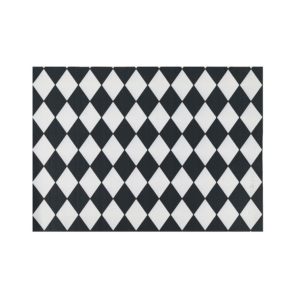 Evergreen Diamond Black and White Layering Mat 11.5 x 9.5 inches Indoor ...