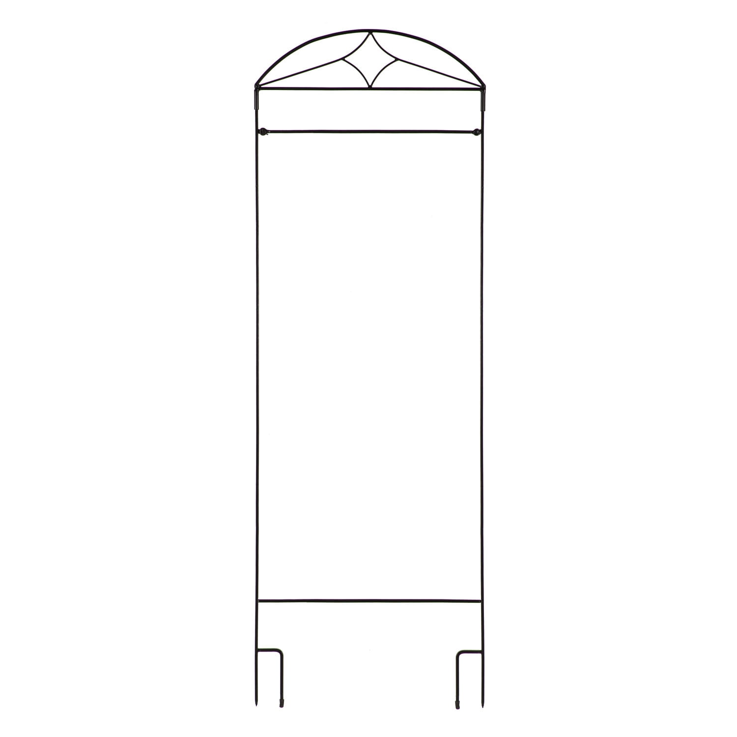 Evergreen Tall Metal Diamond House Flag Arbor Stand for Lawn and Yard ...