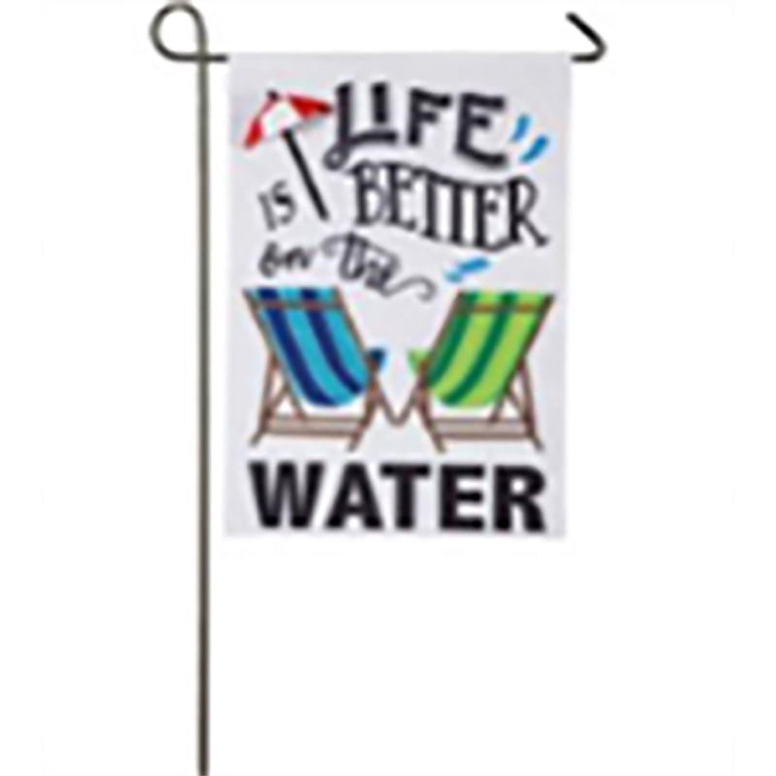 Evergreen Flag, Life is Better on the Water Flag Combo Kit, 18'' x 12.5 ...