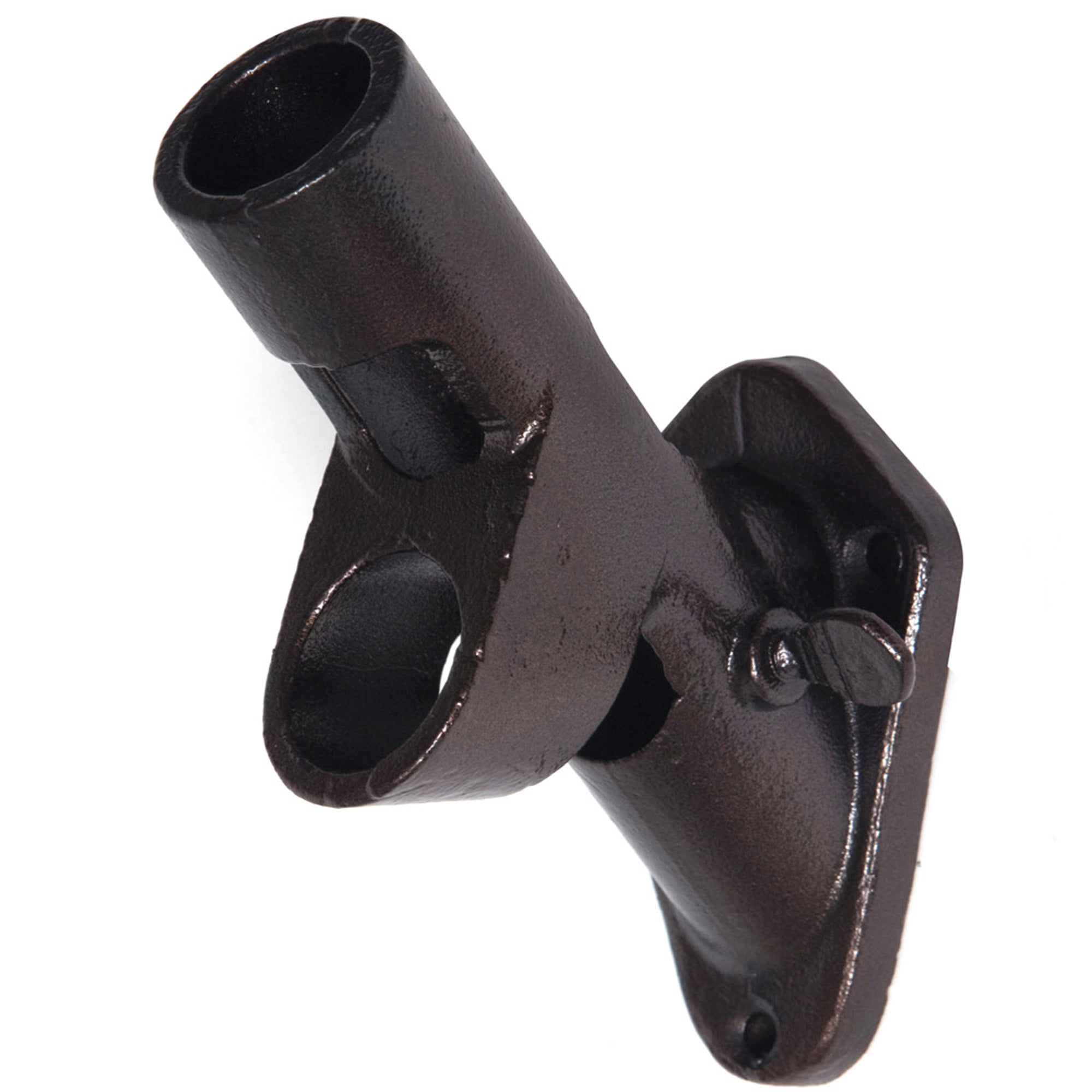Evergreen Flag Two-Position Cast Iron Flag Pole Porch Wall Mount ...