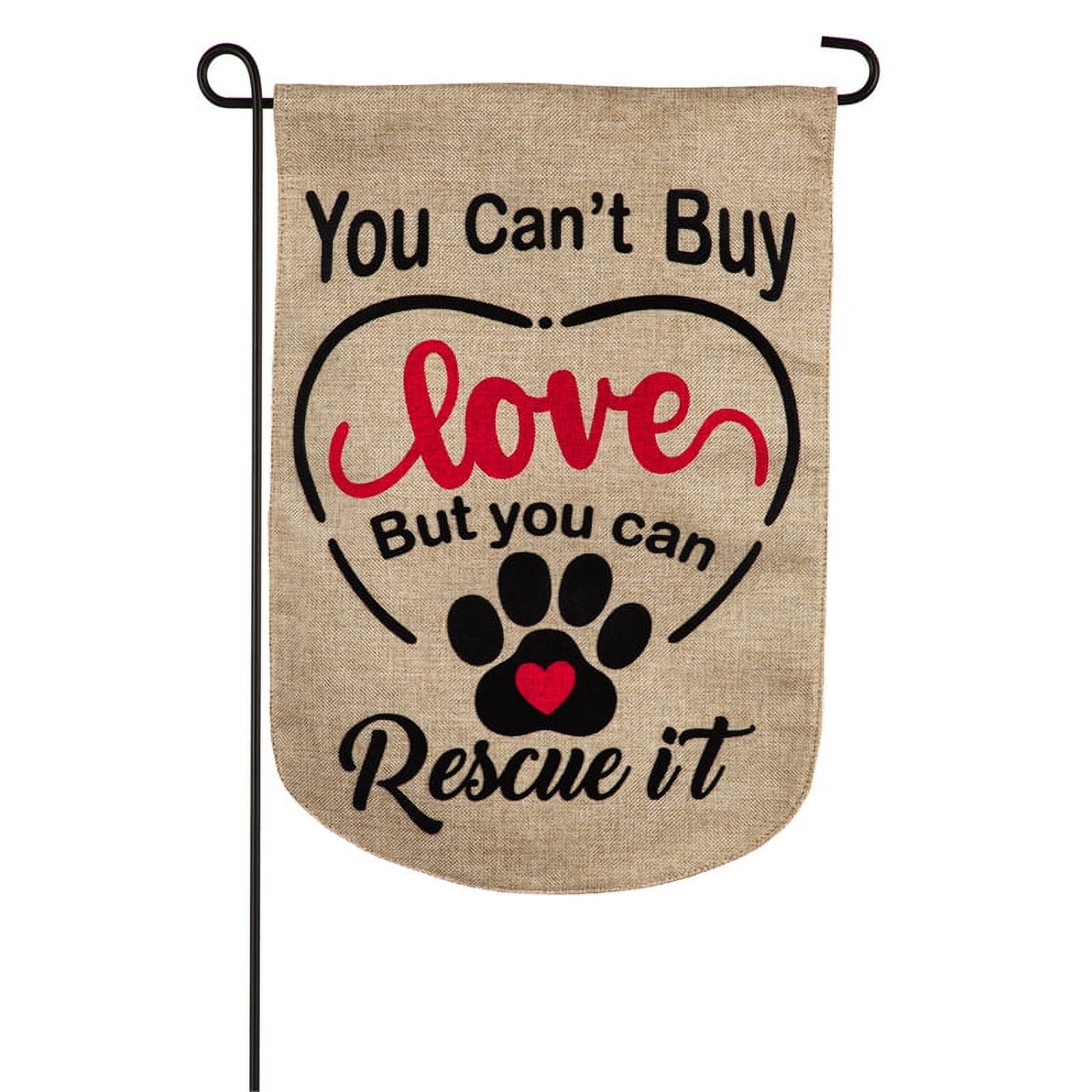 Evergreen Flag, You Can't Buy Love Garden Burlap Flag, 18'' x 0.25 ...