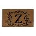 Evergreen Floor Mat Coir Insert, Monogram "Z", 28'' x 16'' inches ...