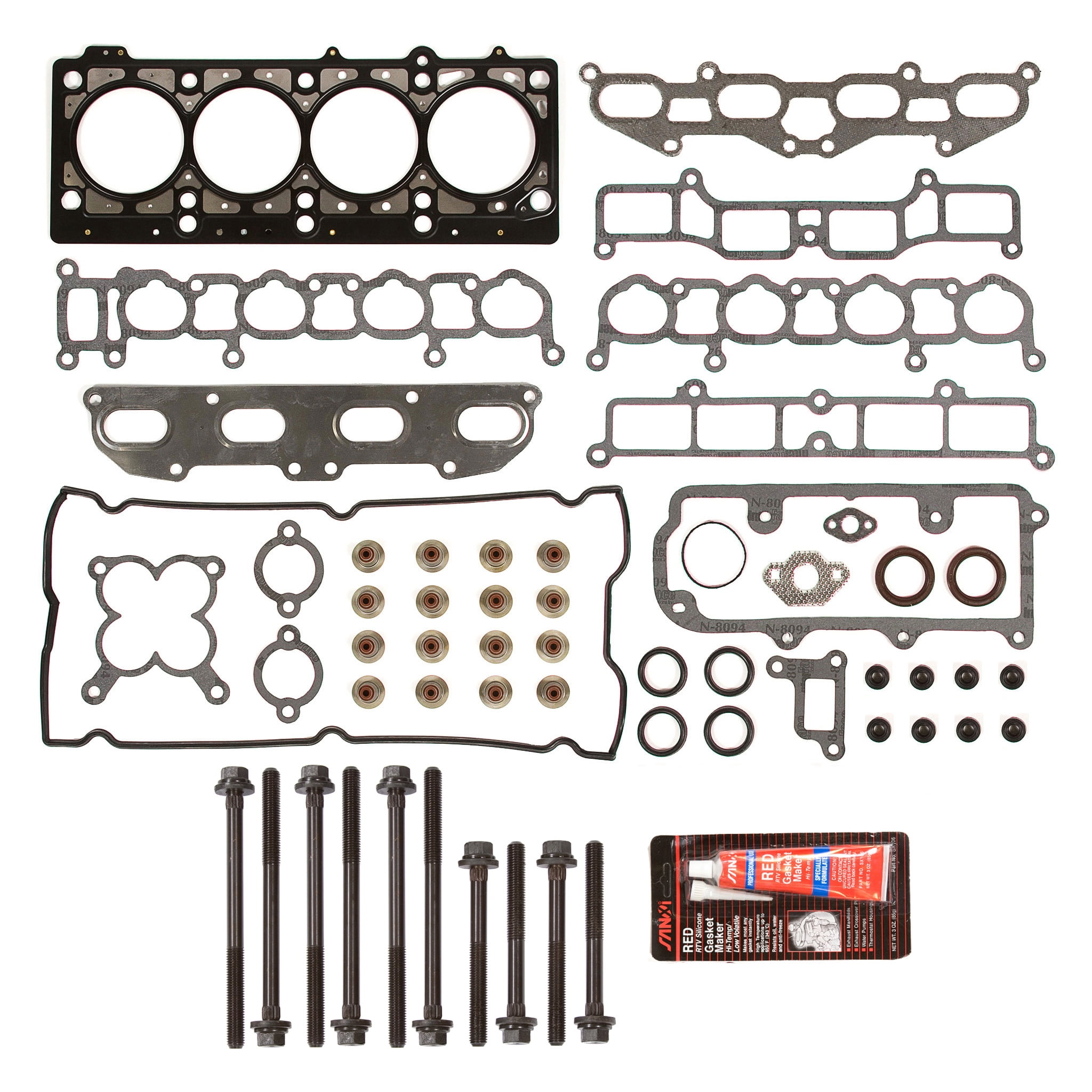 Evergreen HSHB5020 Head Gasket Set Head Bolts Fit 95-99 Dodge Avenger ...
