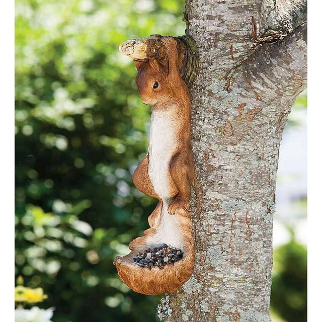 Evergreen Hanging Squirrel Bird Feeder Tree Decoration - Walmart.com
