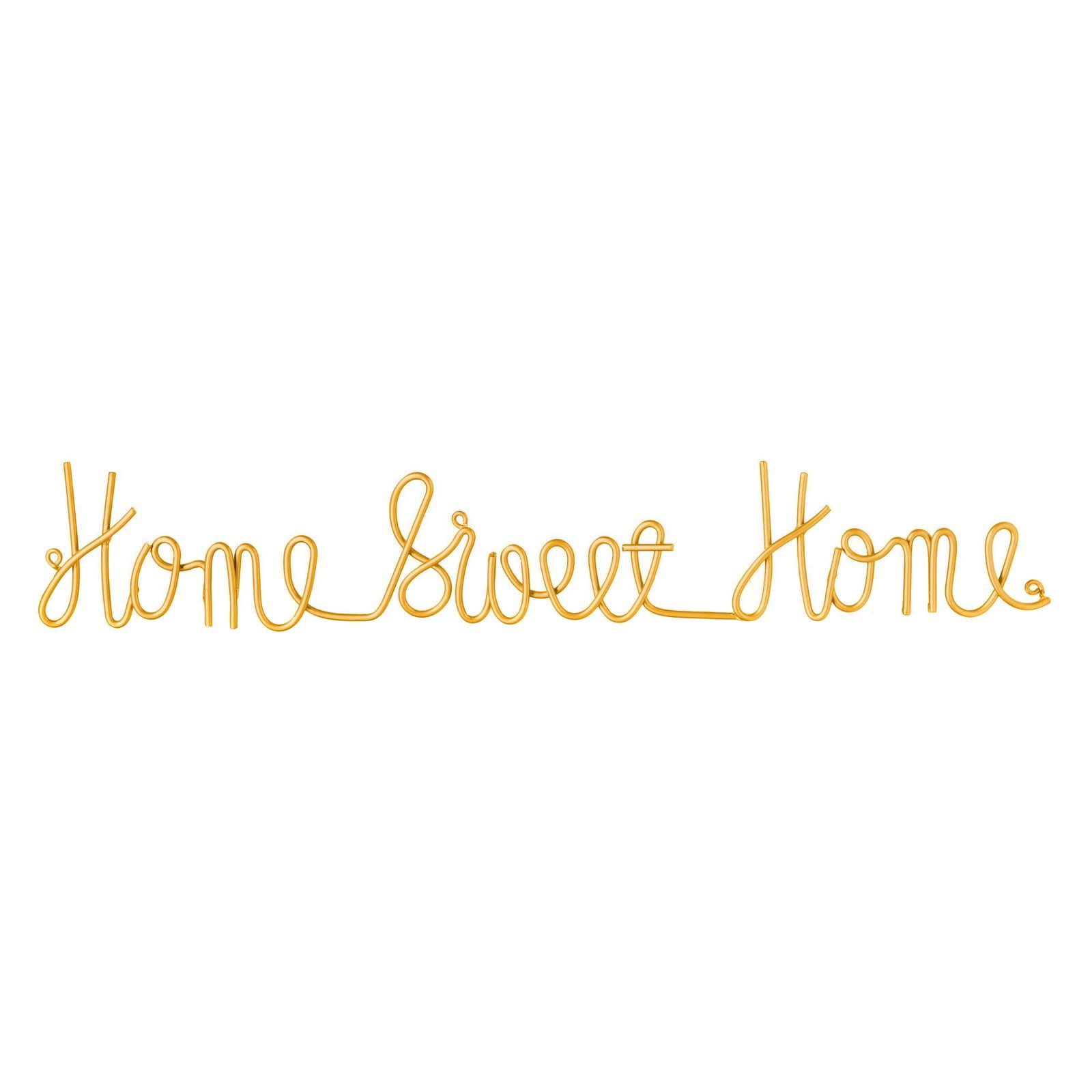 Evergreen Home Sweet Home, 3-D Cursive Metal Wall Decor in Metallic ...