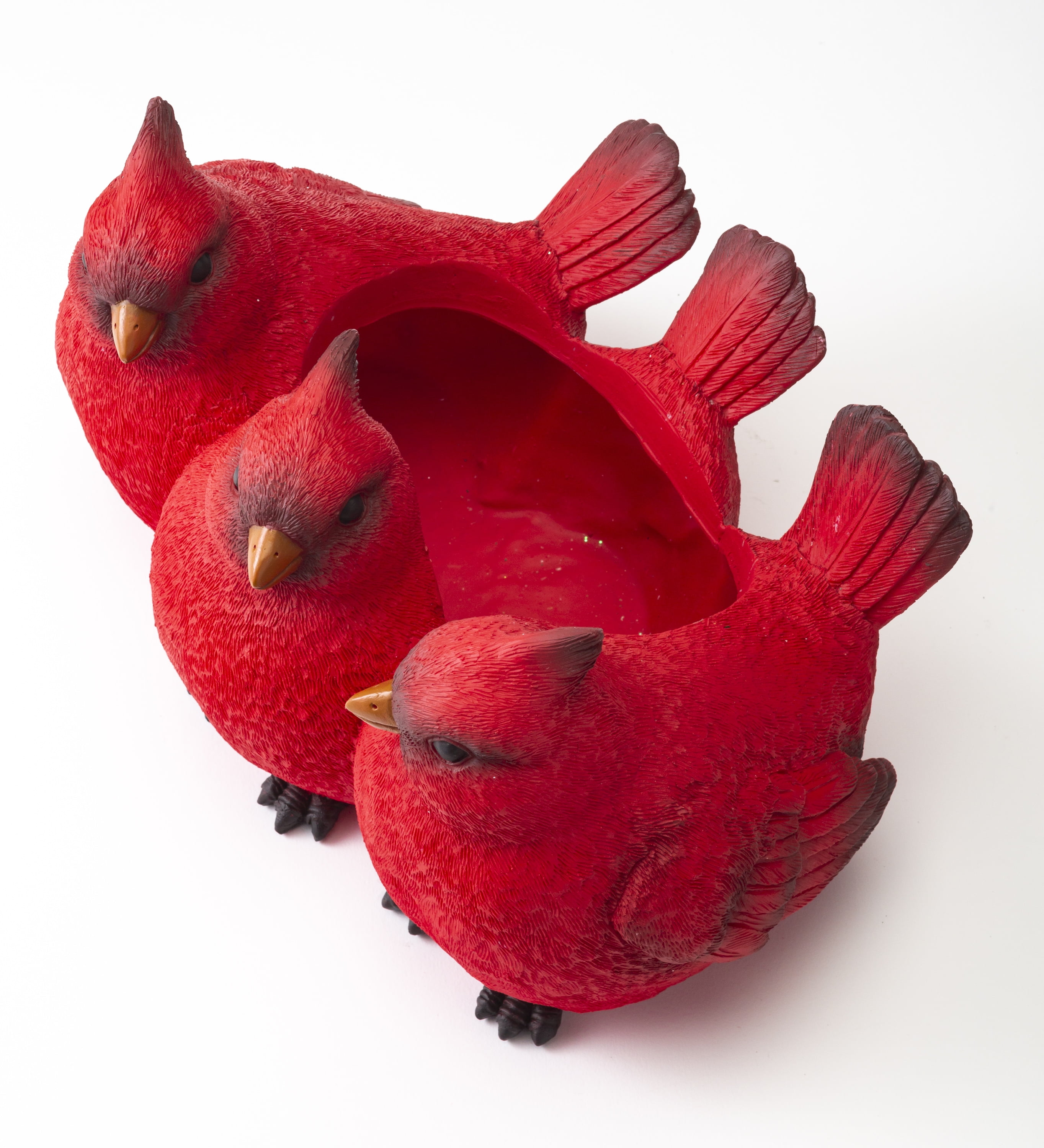 Evergreen Indoor/Outdoor Cardinal Trio Planter - Walmart.com