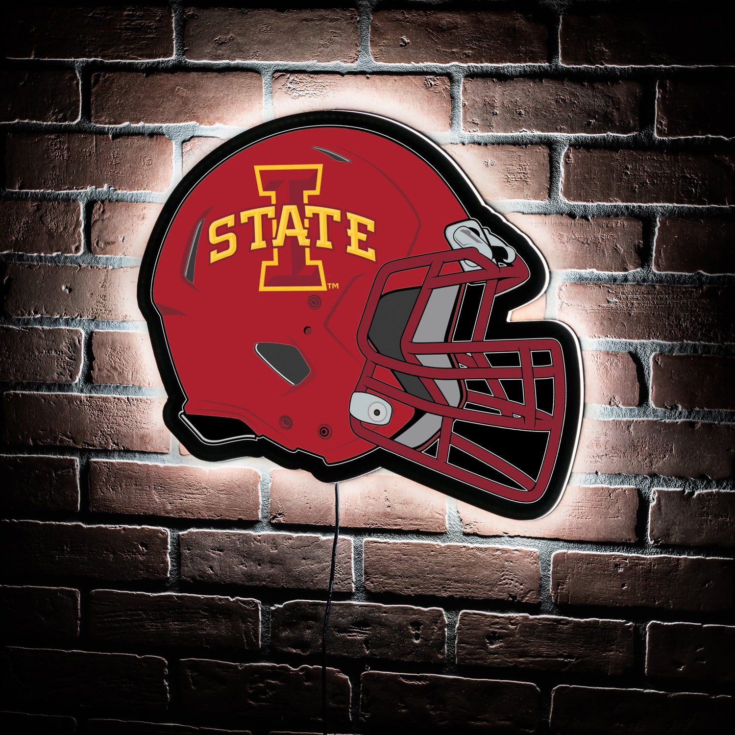 Iowa State Cyclones LED Wall Helmet - Walmart.com