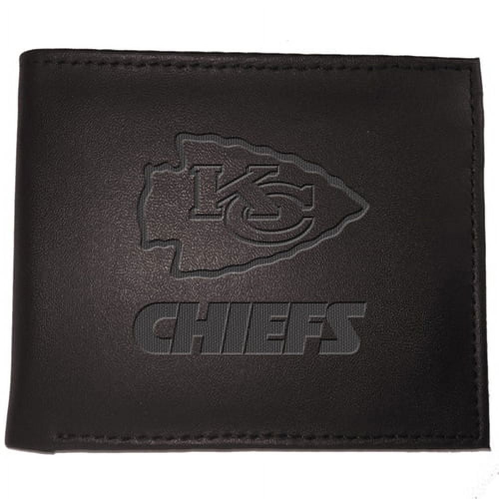 Evergreen Kansas City Chiefs Bi-Fold Black Leather Wallet - Walmart.com