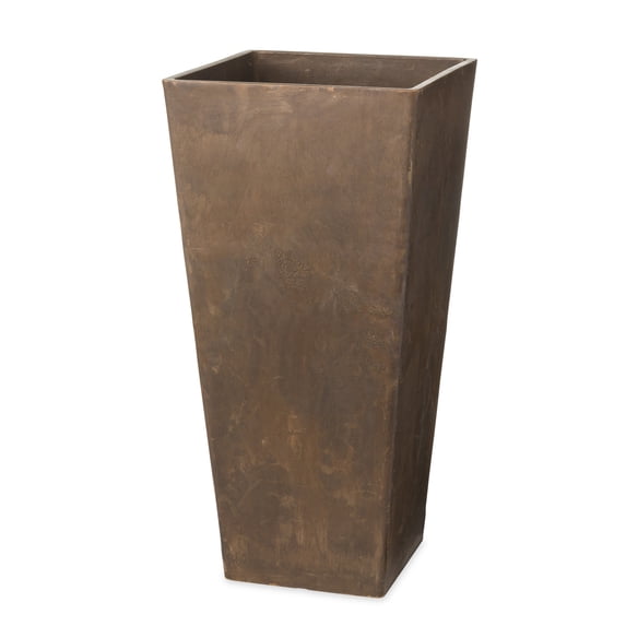 Evergreen Tall Outdoor Patio Sussex Frost-Proof Resin Planter - Walmart.com