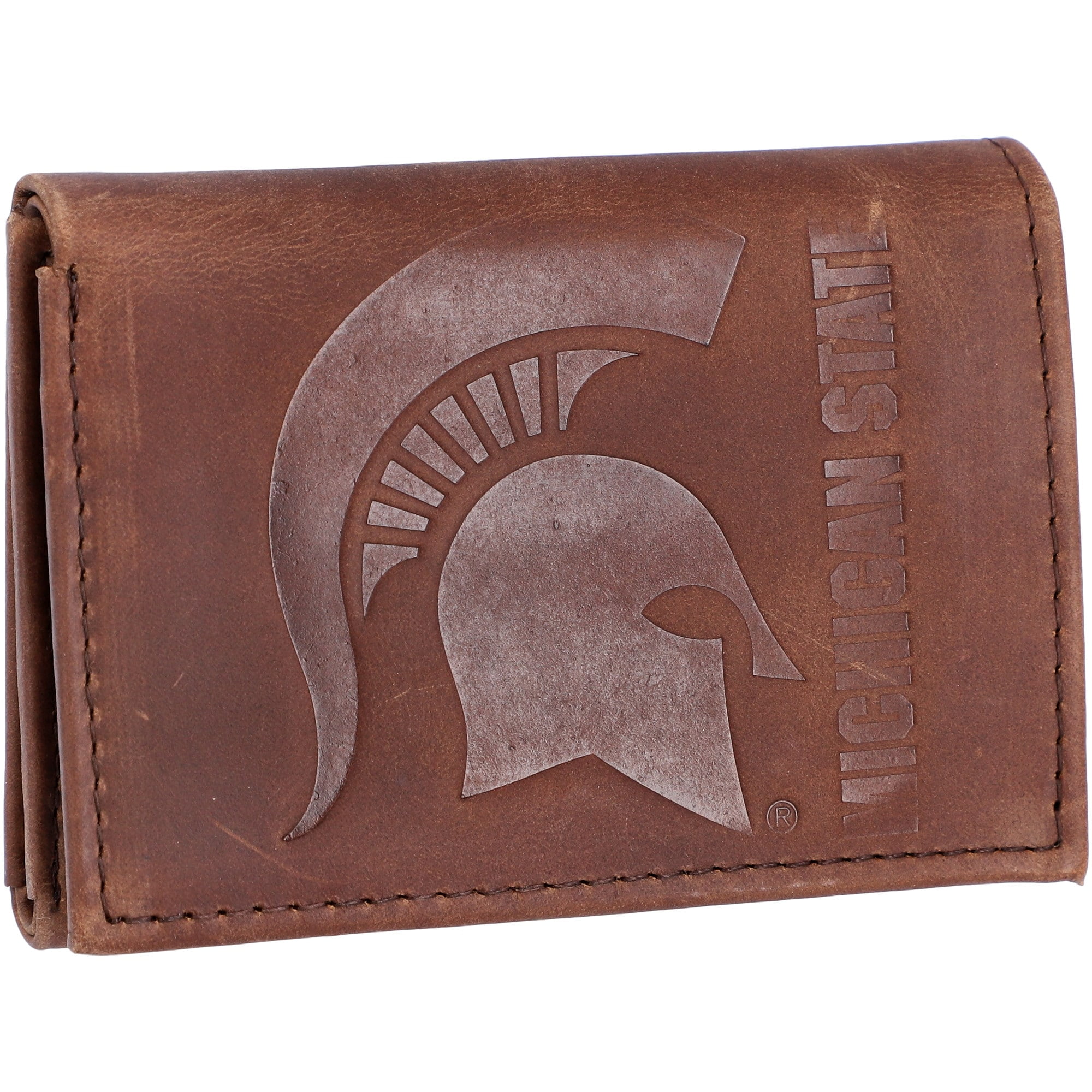 Michigan State Spartans Leather Team Tri-Fold Wallet - Walmart.com