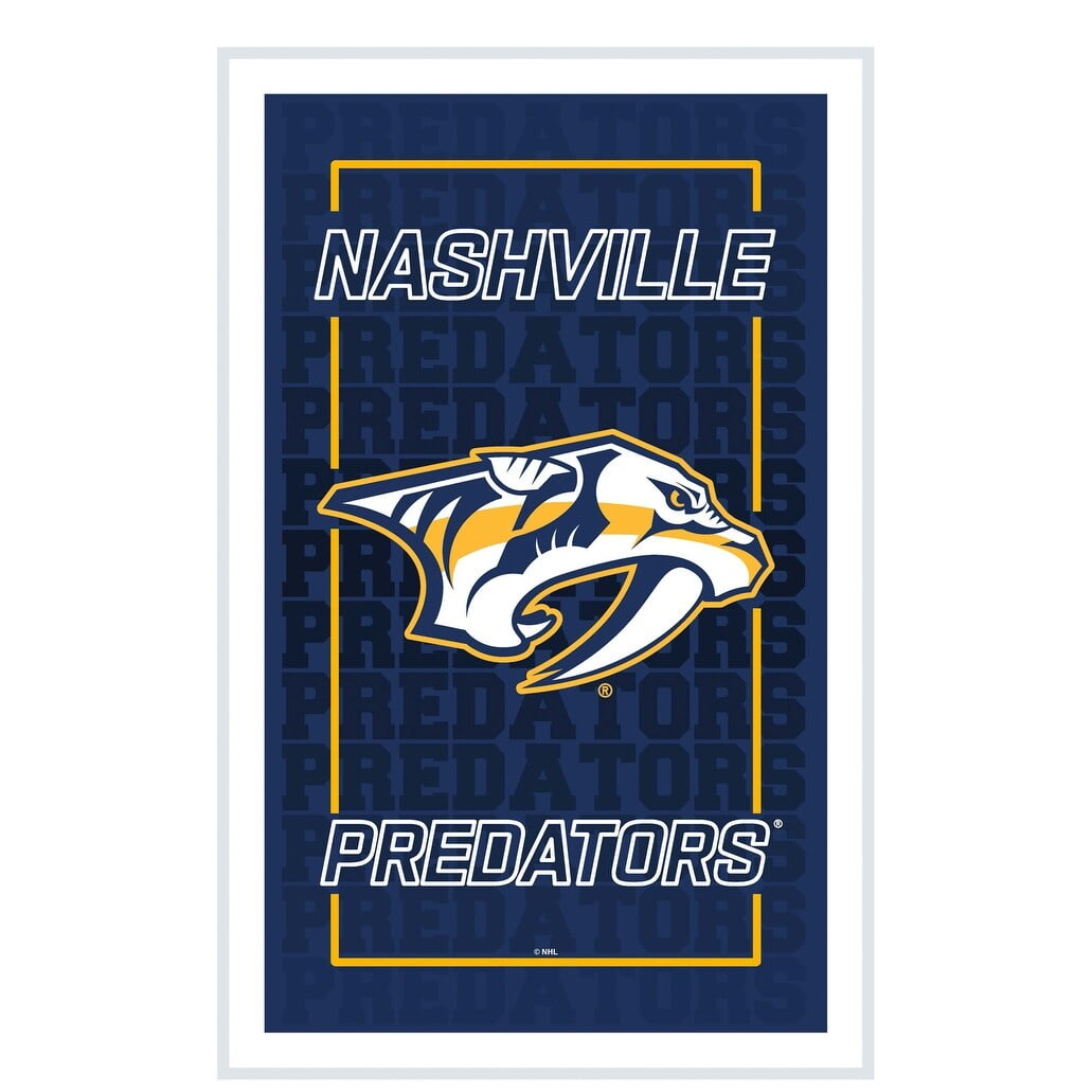 Evergreen Nashville Predators LED Lighted Sign Blue - Walmart.com
