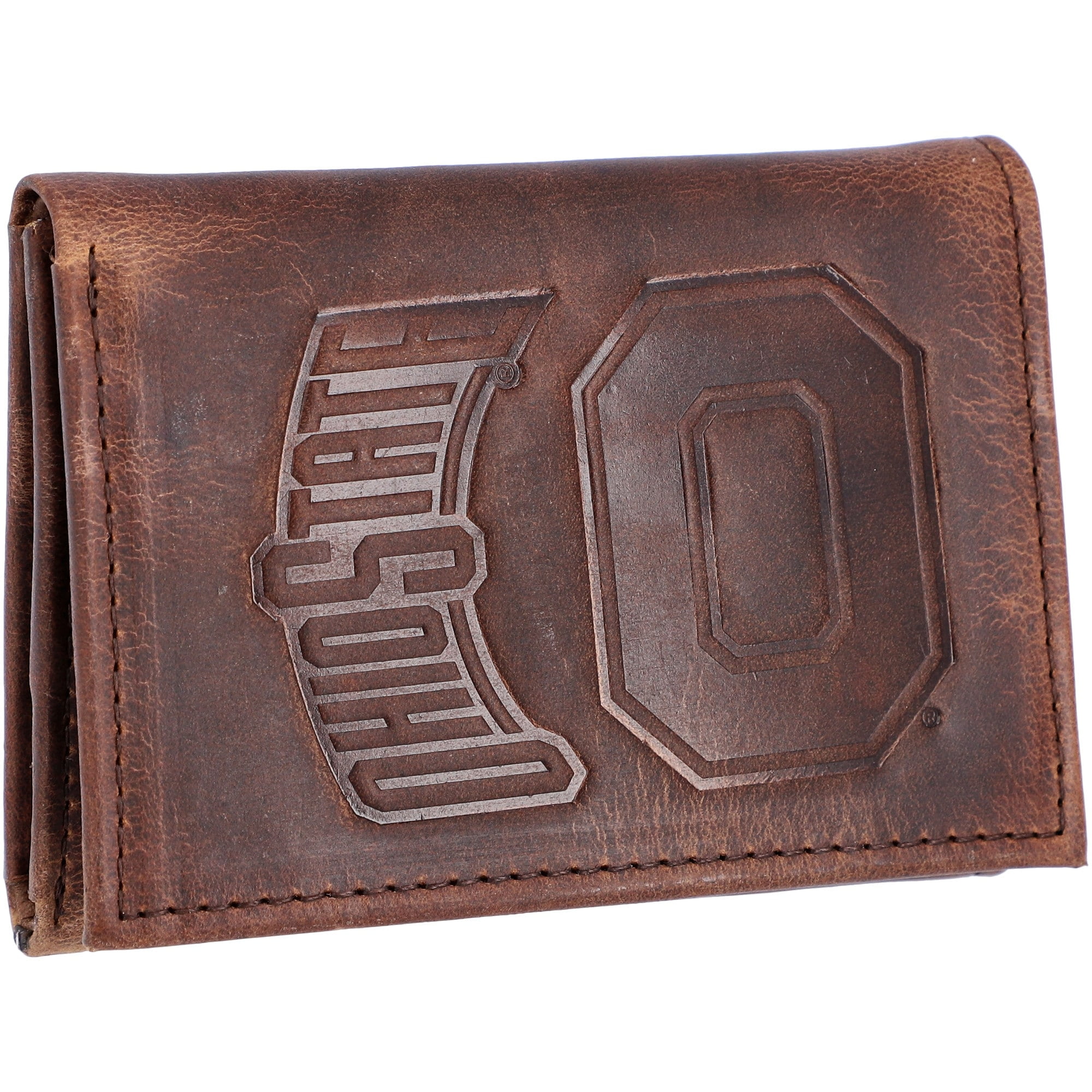 Ohio State Buckeyes Leather Team Tri-Fold Wallet - Walmart.com