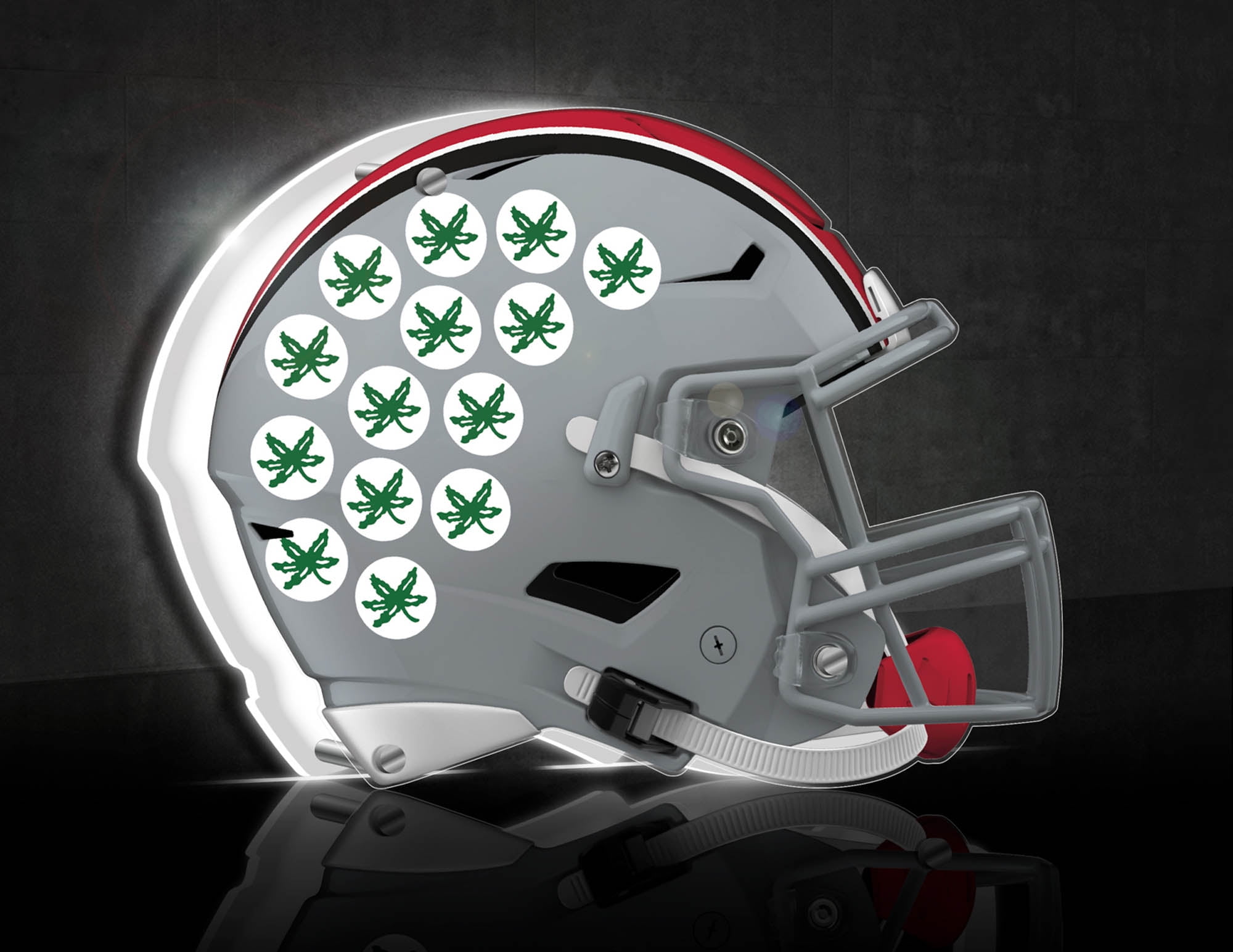 Ohio State Buckeyes LED Helmet Tabletop Sign - Walmart.com