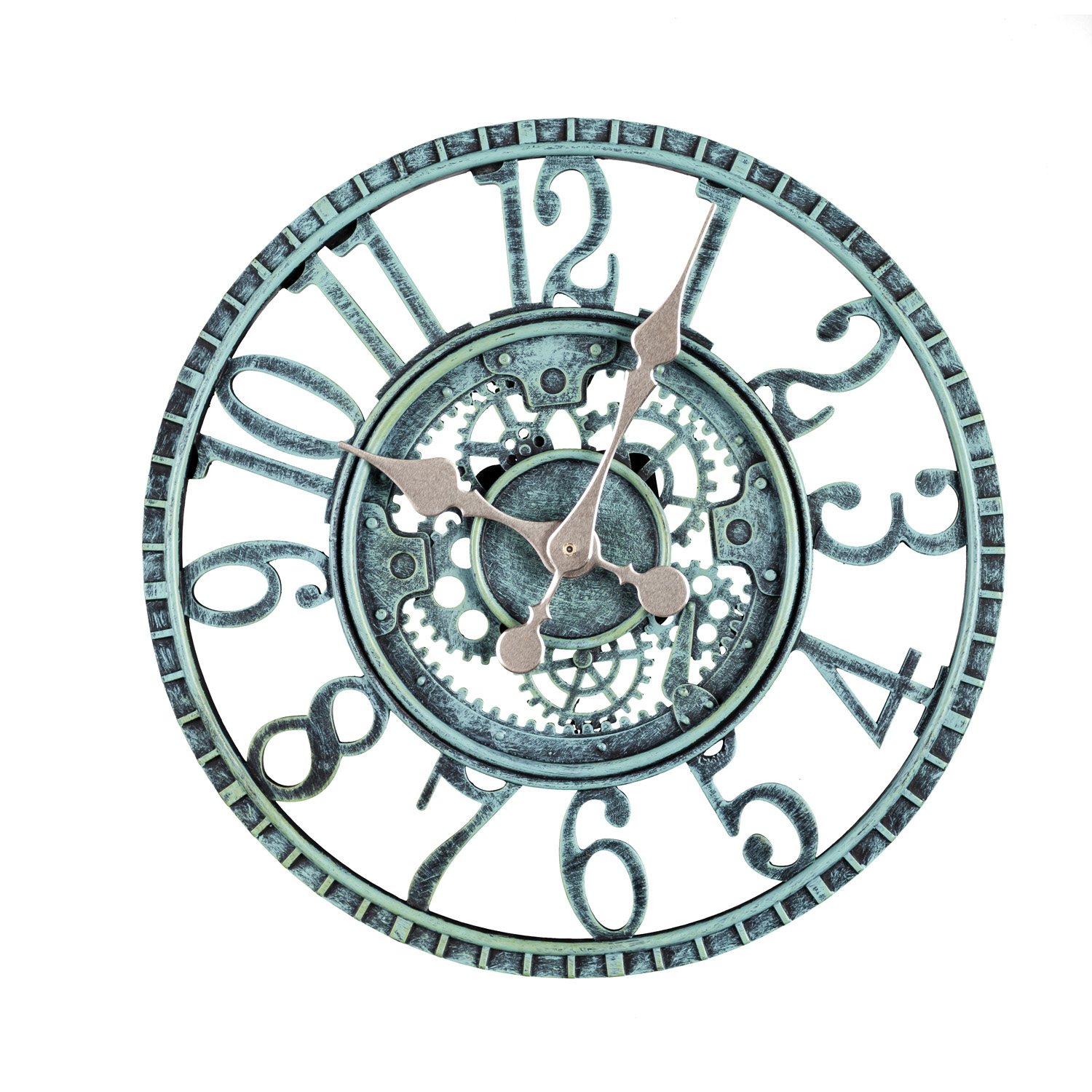 Evergreen Outdoor Safe Decorative Resin Wall Clock - Walmart.com
