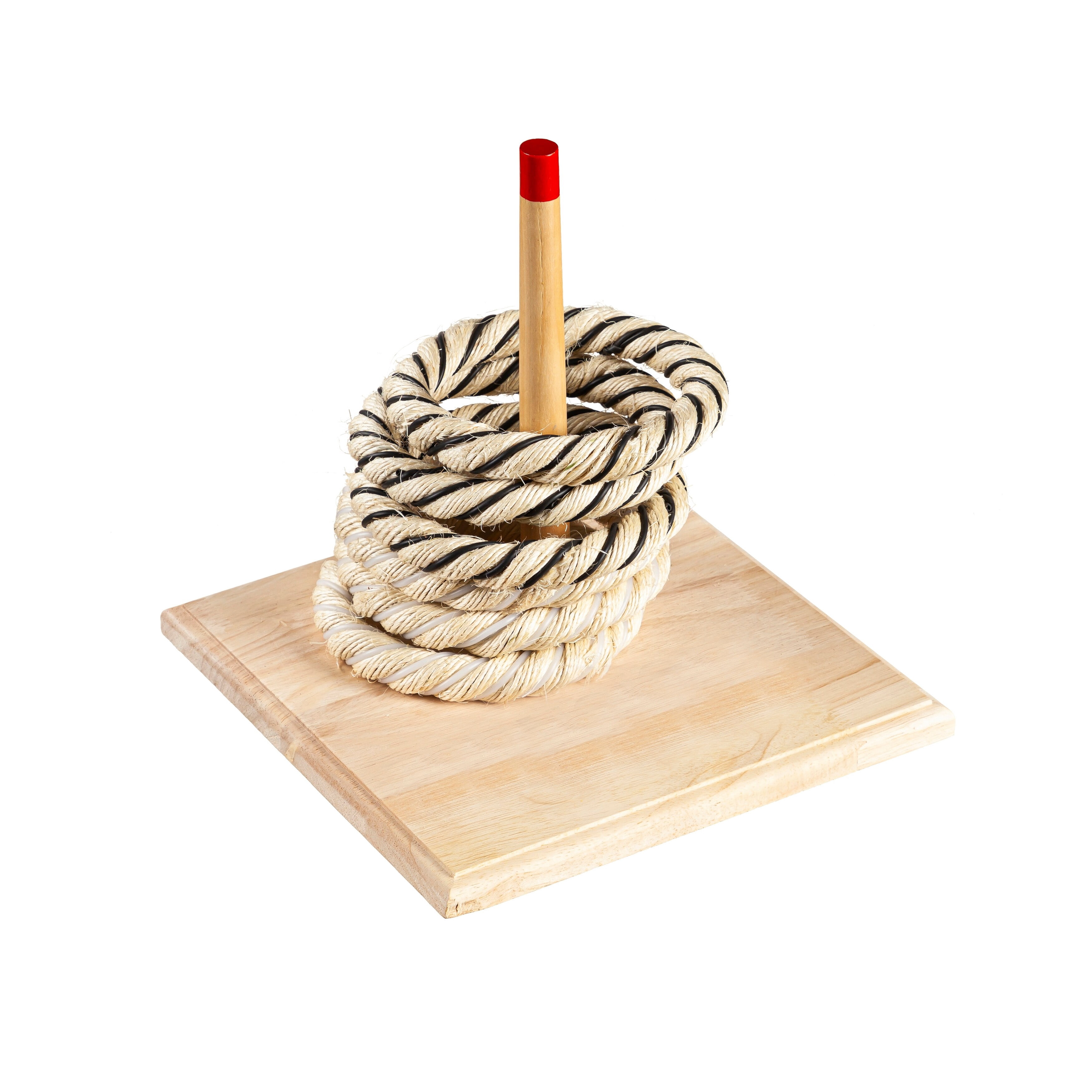 Evergreen Outdoor Wood Ring Toss Game Set - 11" x 11" - Walmart.com