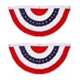 Evergreen Patriotic Bunting, Medium- 58 x 27 Inches Outdoor Decor ...