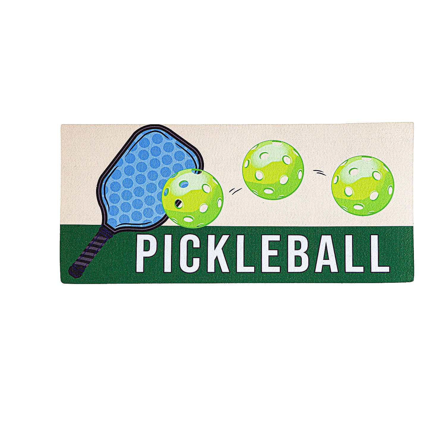 Evergreen Pickleball Sassafras Indoor Outdoor Switch Doormat 1'10"x10 ...