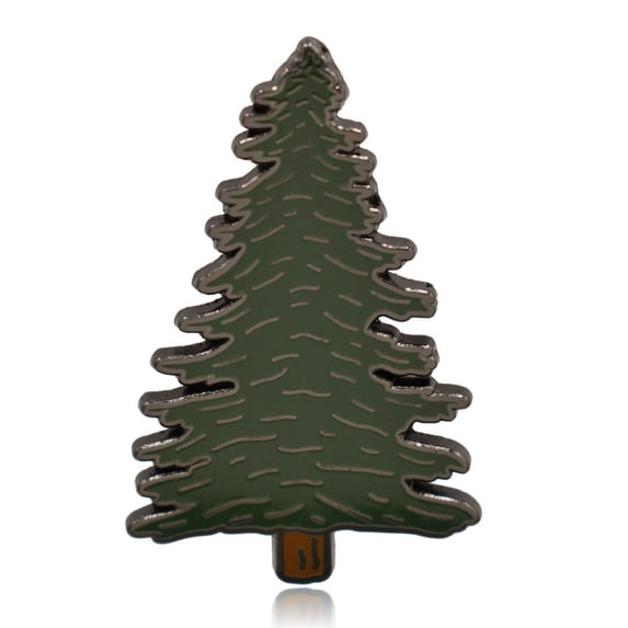 Evergreen Pine Tree Hard Enamel Pin | Clayton Jewelry Labs - Walmart.com