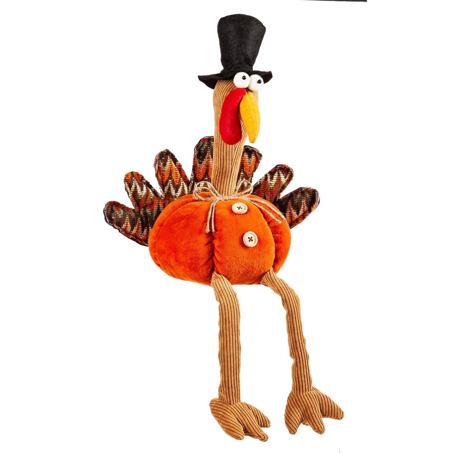 Evergreen Plush Turkey Table Decor - Walmart.com
