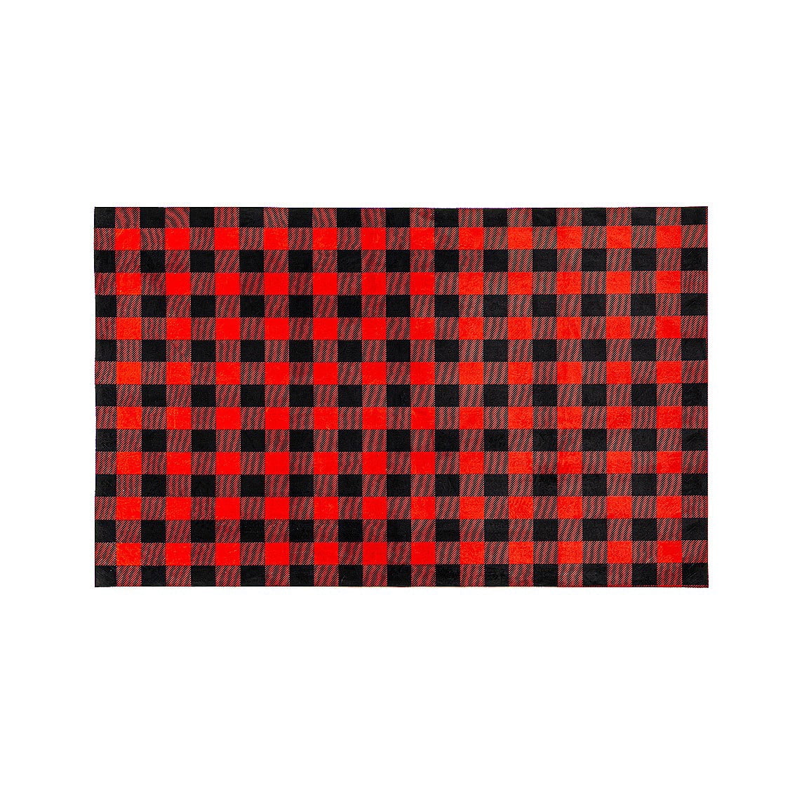 Evergreen Red and Black Buffalo Check Layering Mat 11.5 x 9.5 inches ...