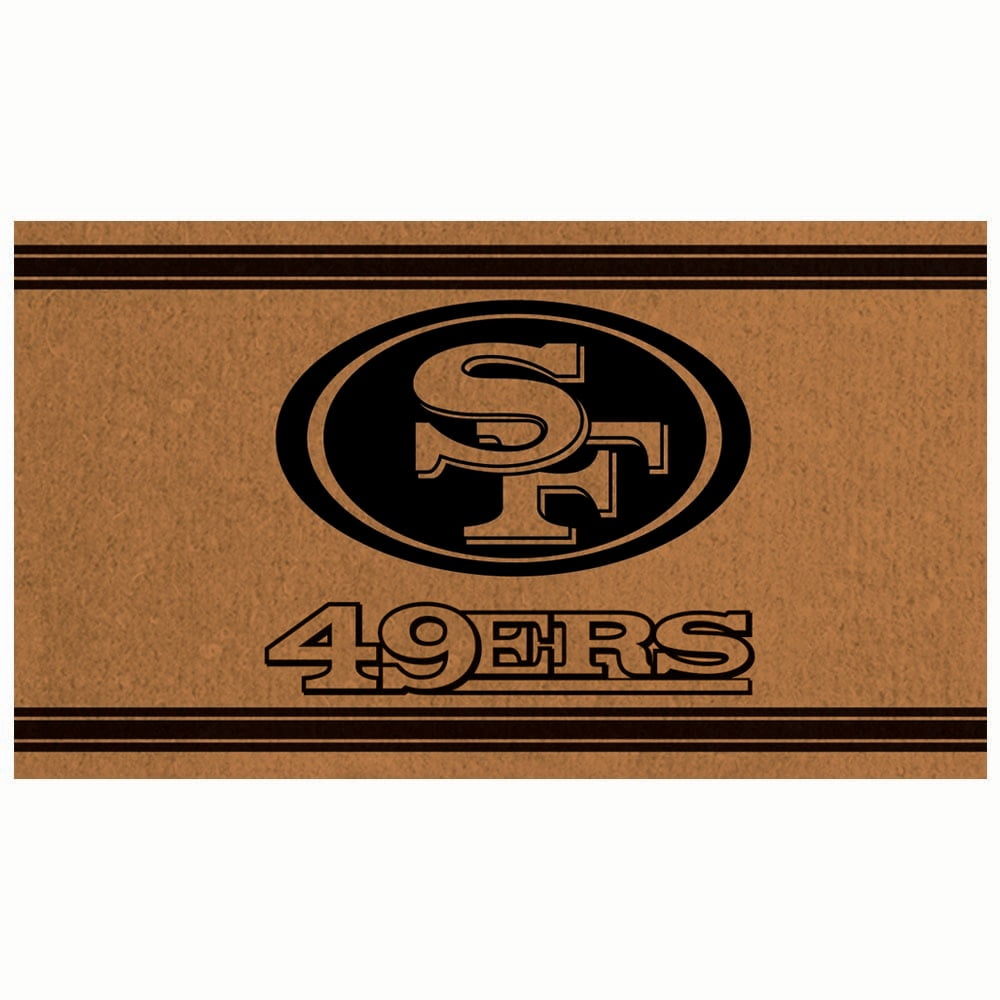 Brown San Francisco 49ers 30'' x 18'' Logo Turf Mat - Walmart.com