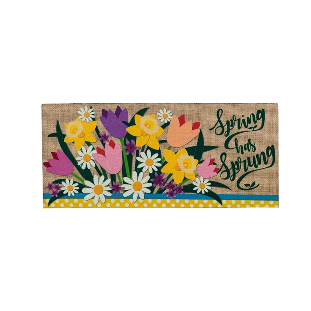 Evergreen Sassafras Switch Mat - Spring Has Sprung Burlap ...