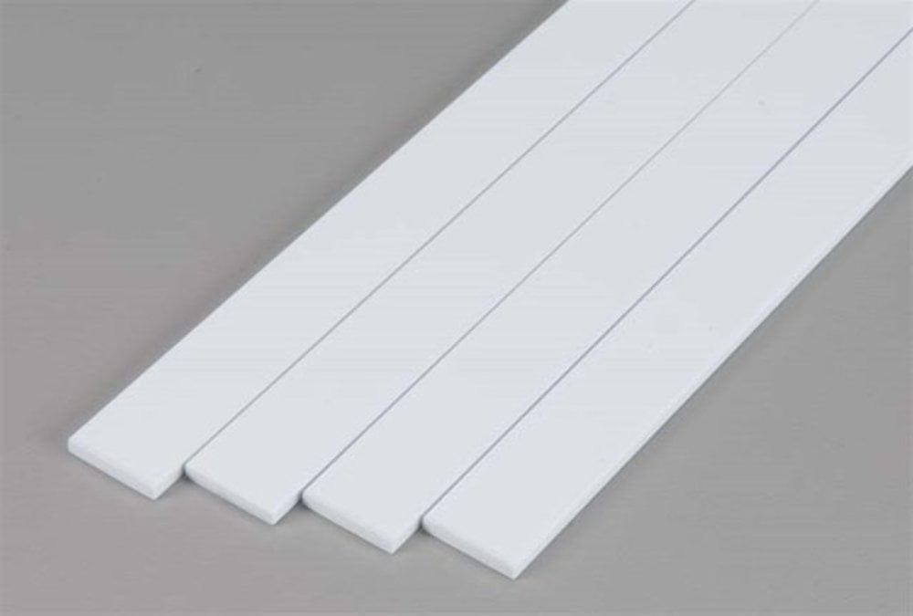 Evergreen Scale Models 24 Strip Pack .100x.625 4 EVG384 Plastic ...