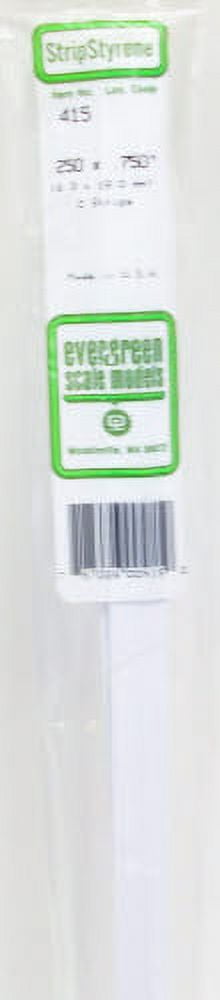 Evergreen Scale Models 24 Strip Pack .250x.750 2 EVG415 Plastic ...
