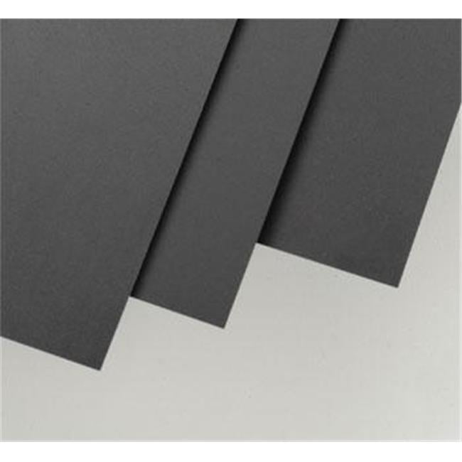 Evergreen Scale Models Black Styrene Sheets .01x6x12 4 EVG9511 Plastic ...
