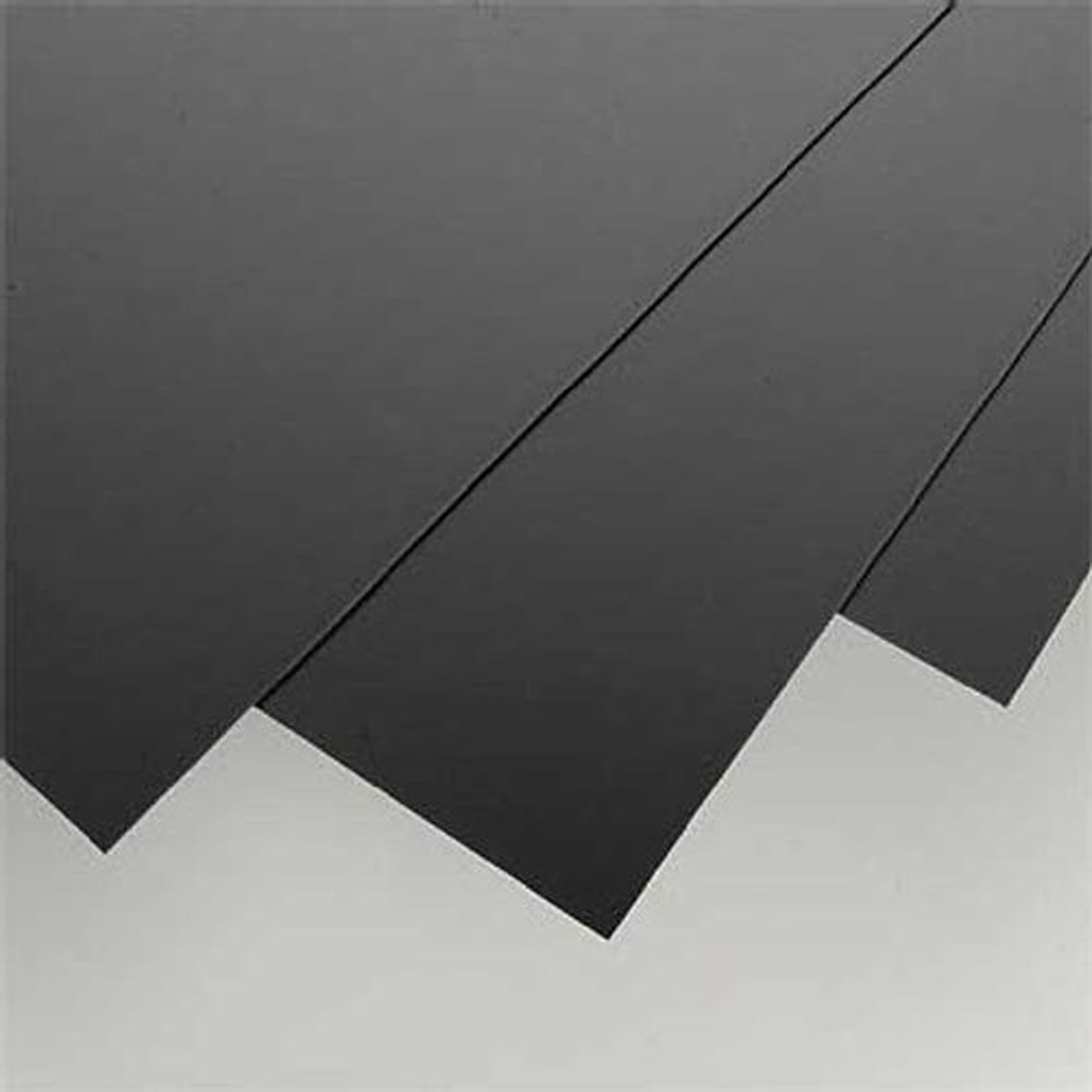 Evergreen Scale Models Black Styrene Sheets .04x8x21 3 EVG9115 Plastic ...