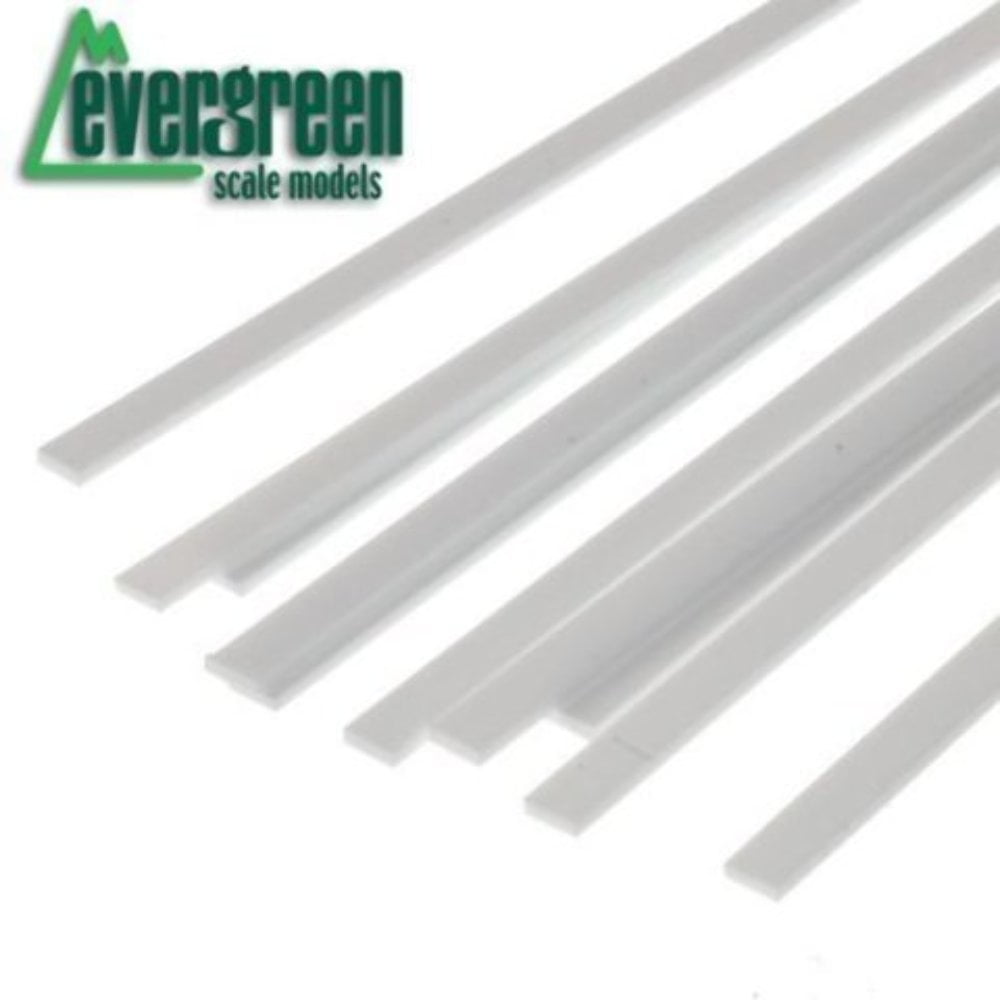 Evergreen Scale Models Strip .060 x .250 8 EVG159 Plastic Building ...