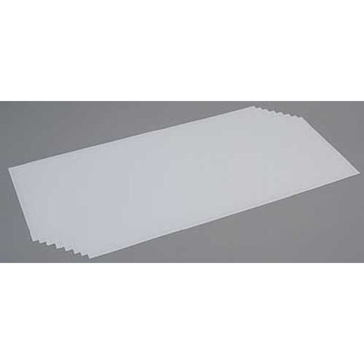 Evergreen Scale Models White Sheet .010 x 8 x 21 8 EVG9101 Plastic ...