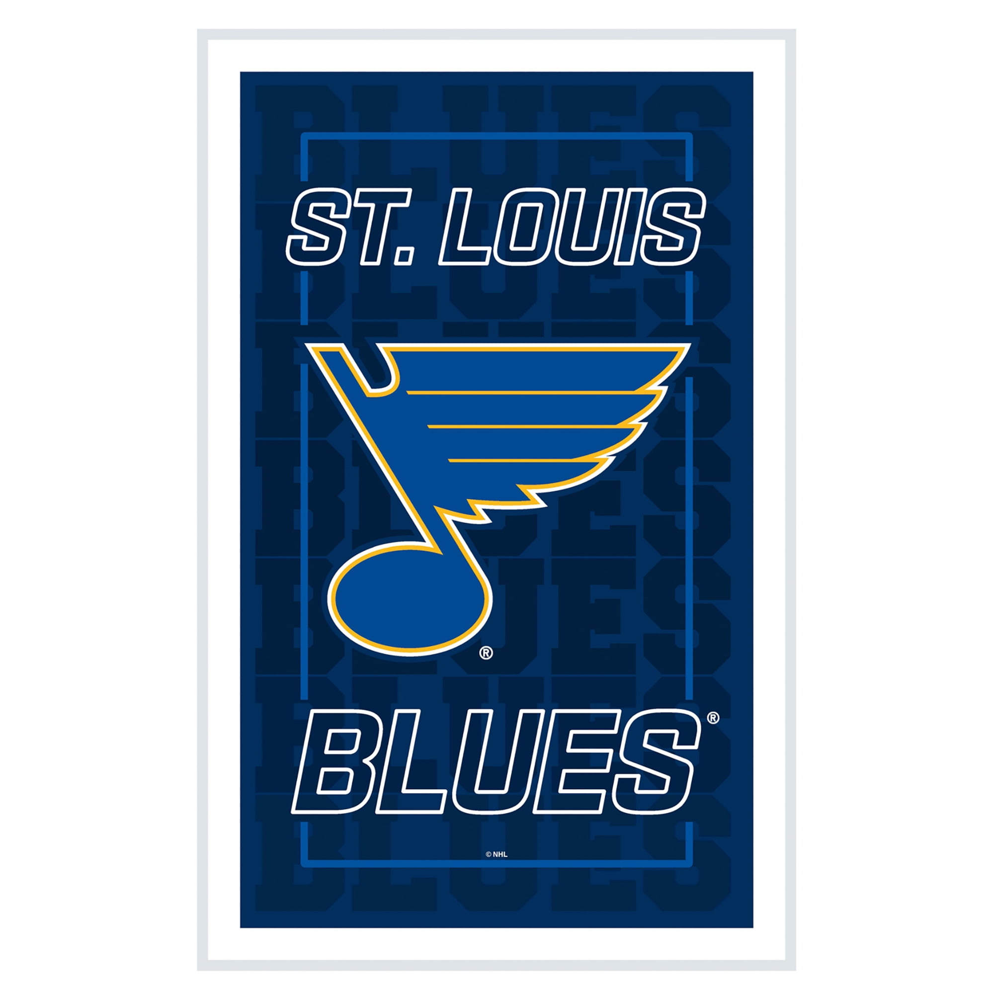 St. Louis Blues 14" x 22" Neolite LED Rectangle Wall Sign - Walmart.com