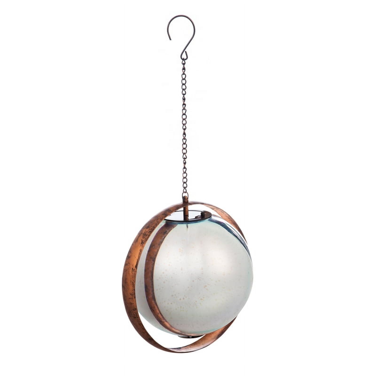 Evergreen Stargazing Silver Solar Orb Outdoor Decor - Walmart.com