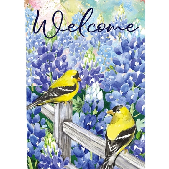 Field of Bluebonnets House Suede Flag - Walmart.com