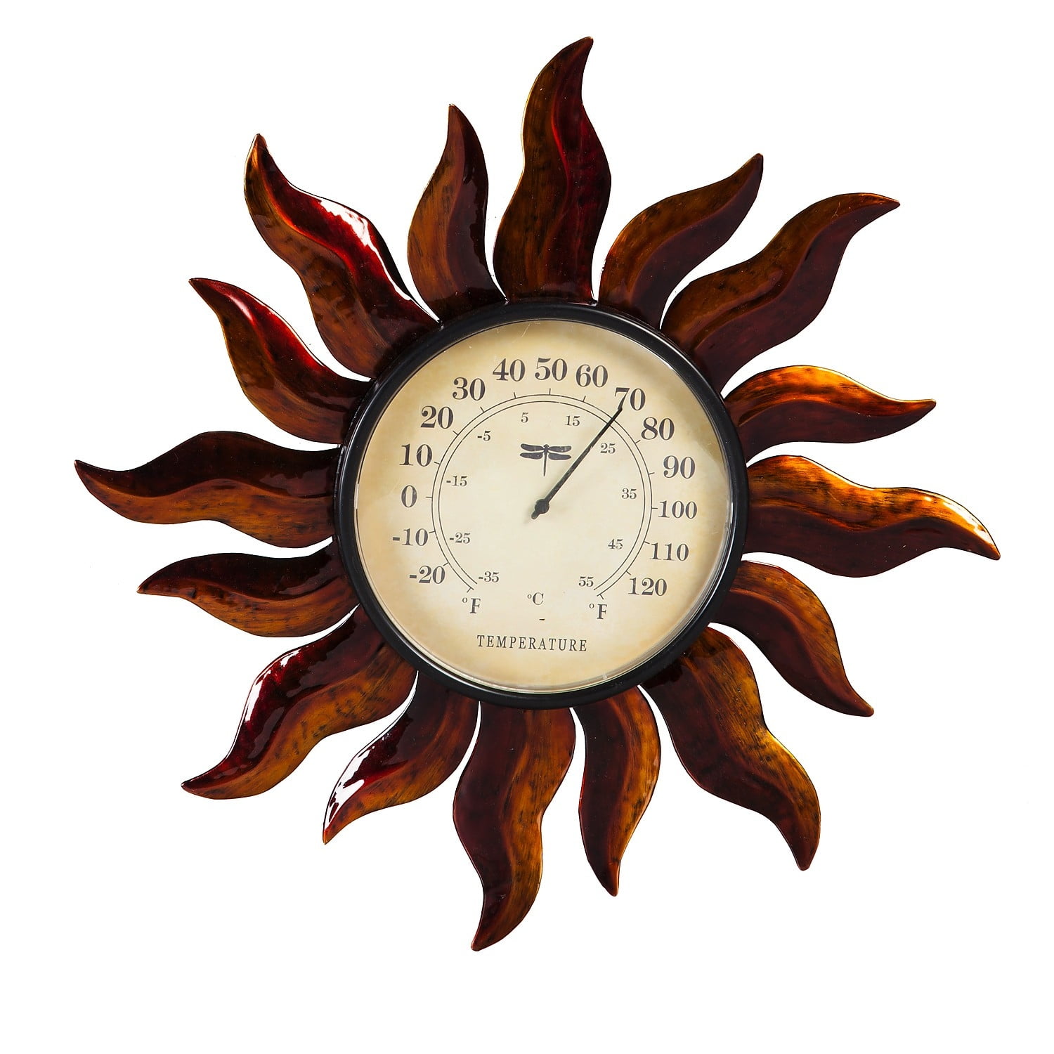 Evergreen Sun Outdoor Wall Thermometer - Walmart.com
