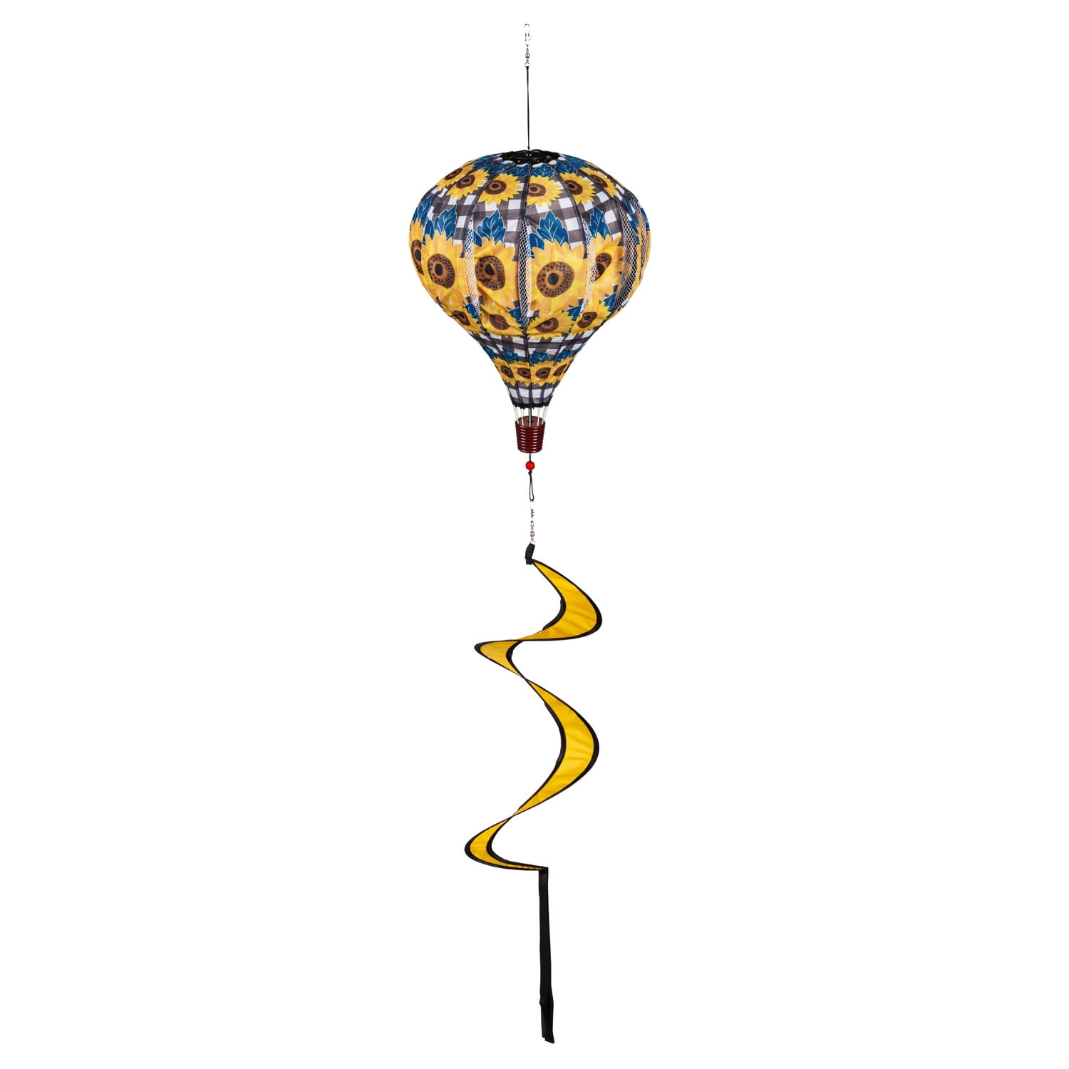 Evergreen Sunflower Check Balloon Spinner - Walmart.com