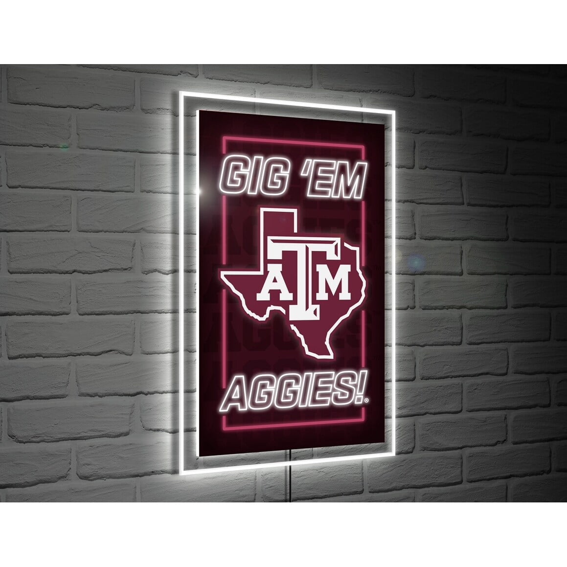 Evergreen Texas A&M LED Lighted Sign Red - Walmart.com