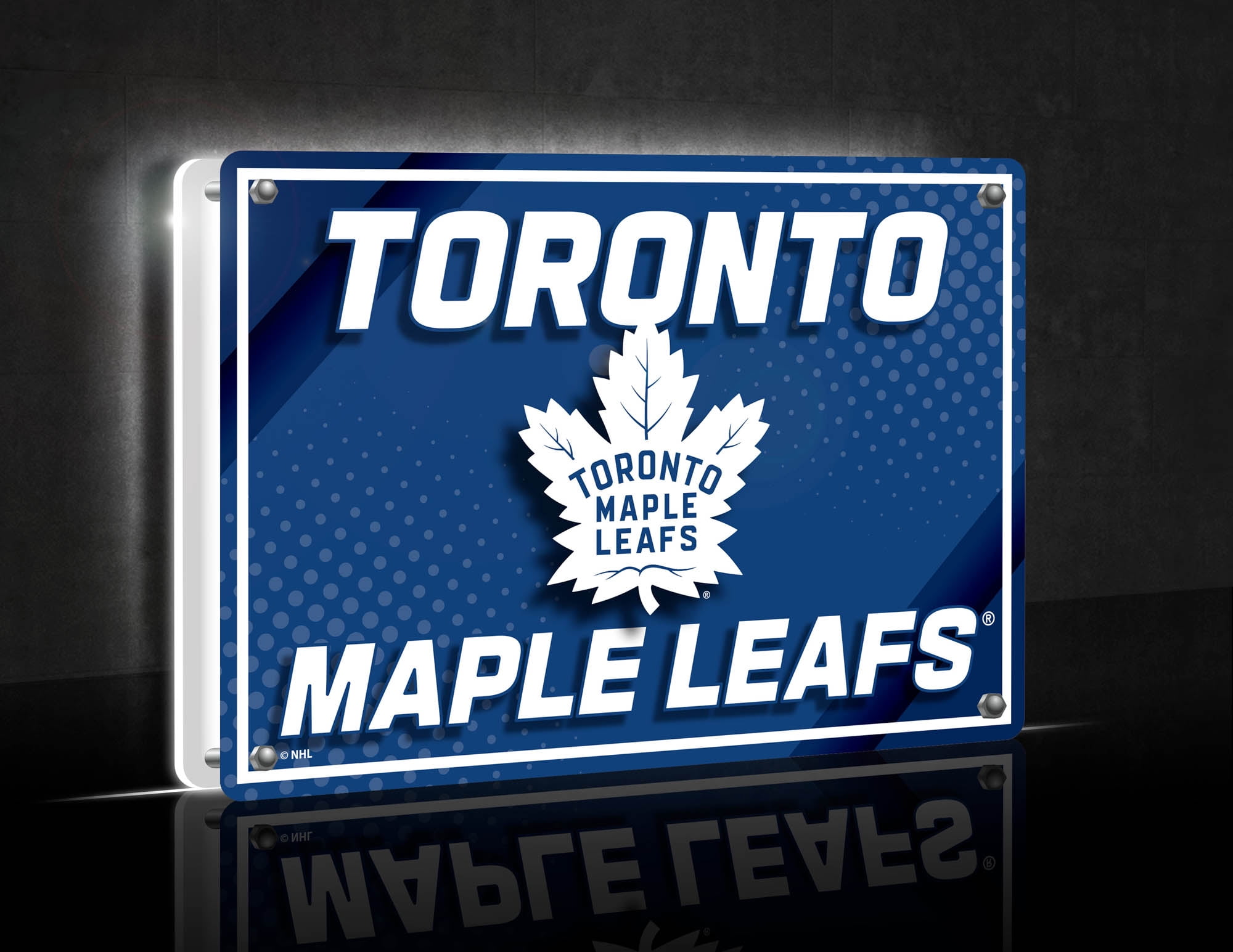Toronto Maple Leafs LED Rectangle Tabletop Sign - Walmart.com